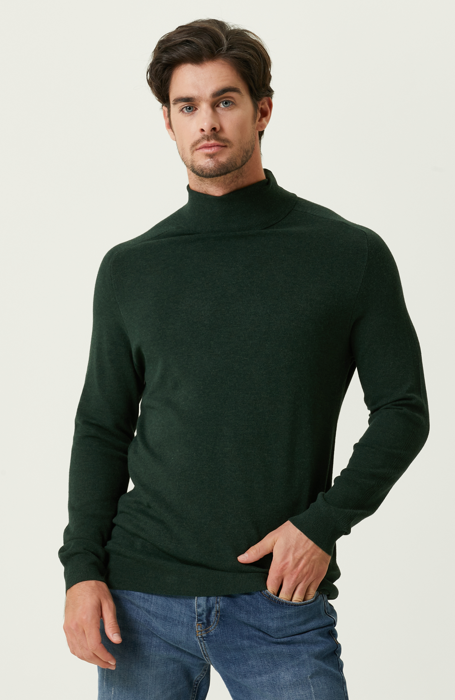 Yeşil Basic Triko Yeşil Basic Triko