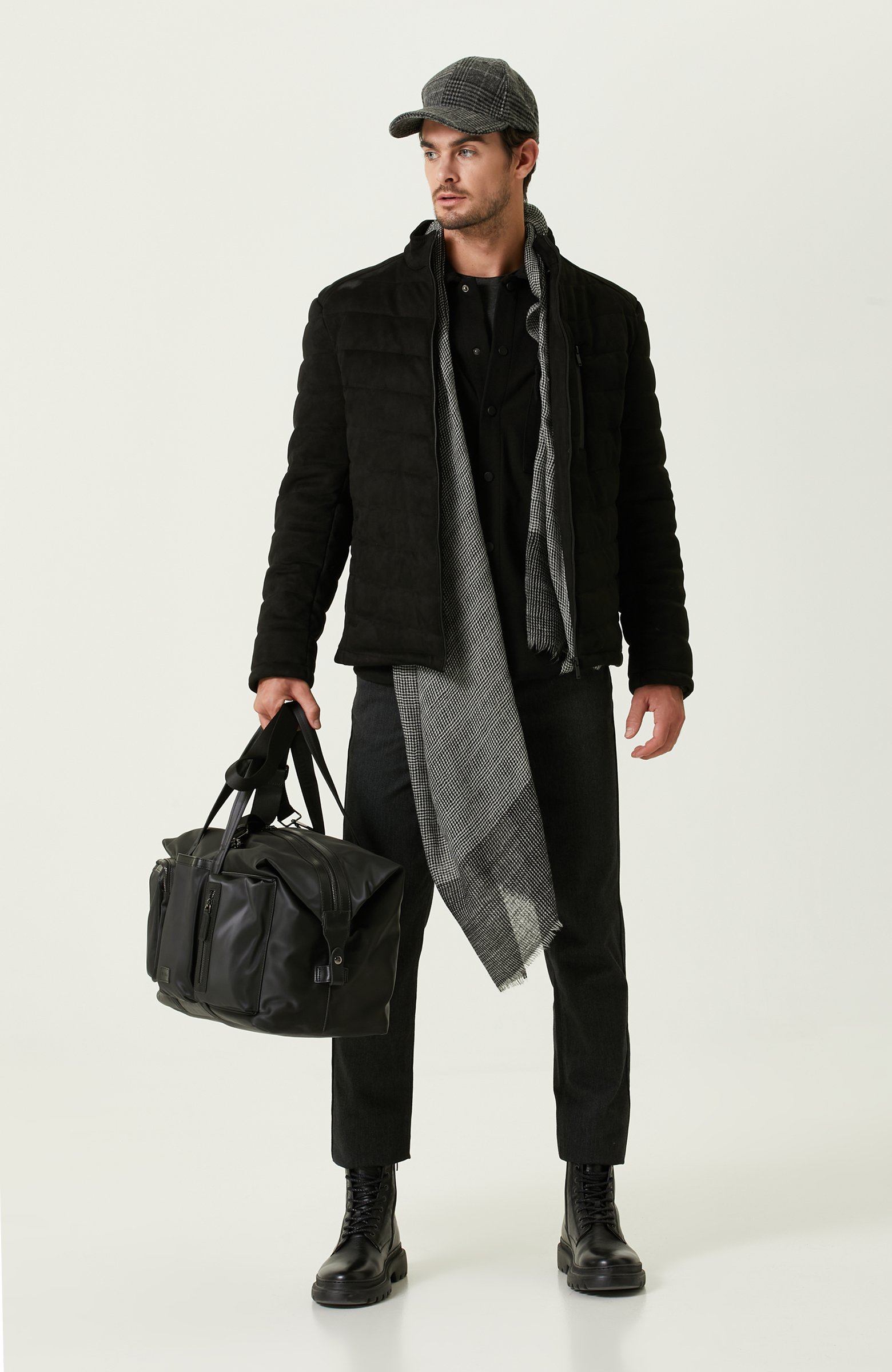 Slim Fit Antrasit Pantolon