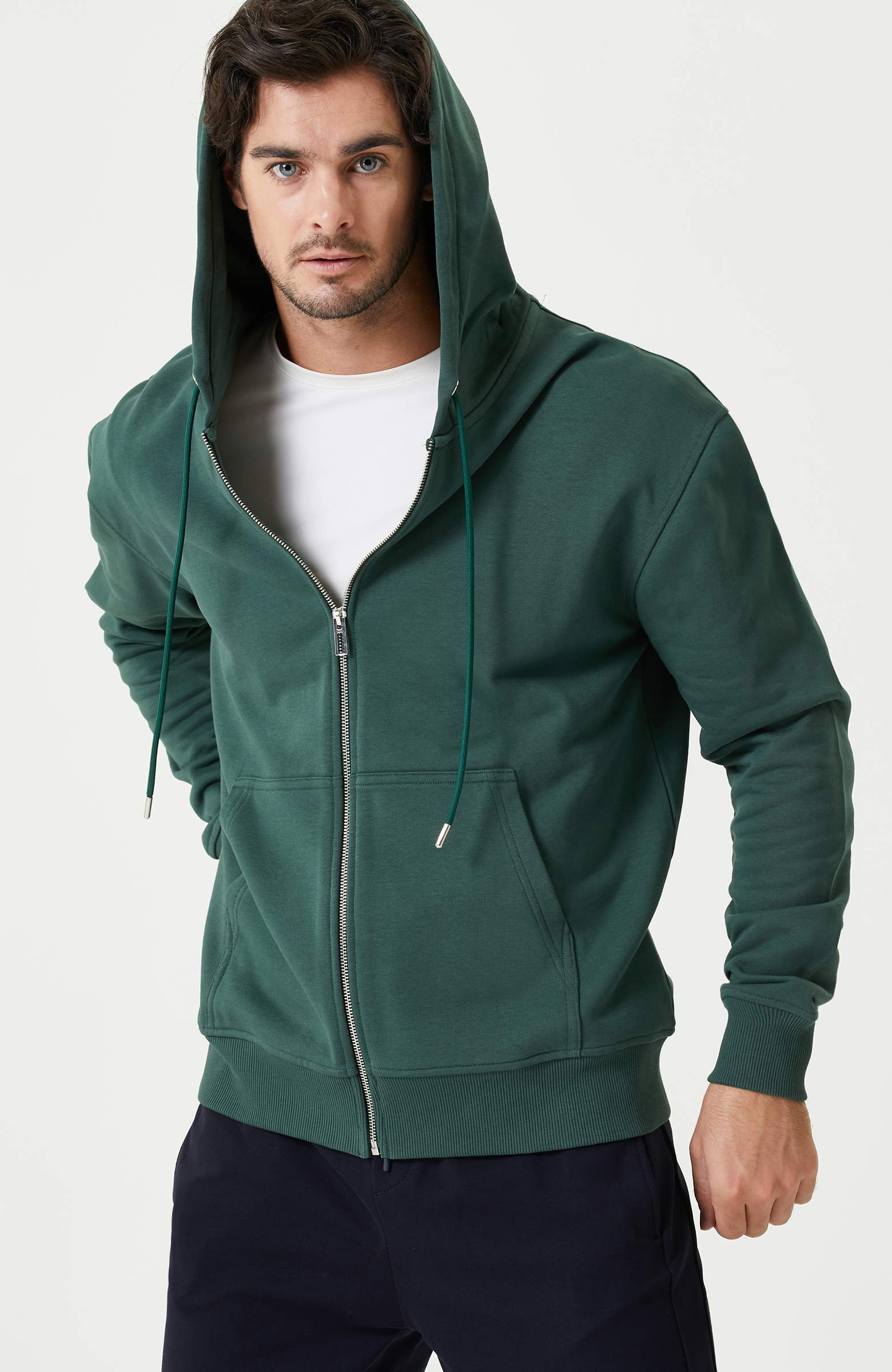 Comfort Fit Yeşil Sweatshirt Comfort Fit Yeşil Sweatshirt