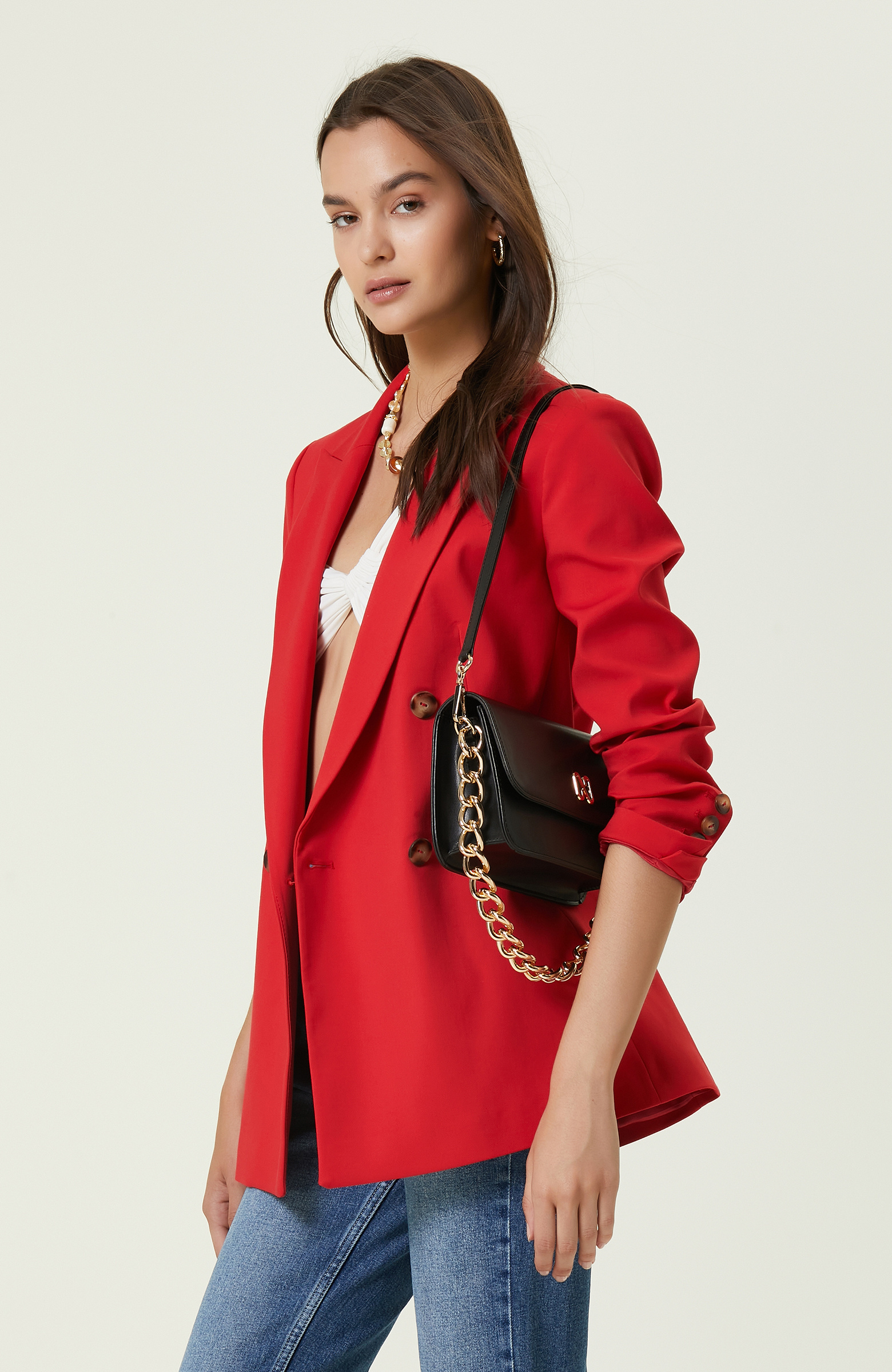 Regular Fit Kırmızı Ceket