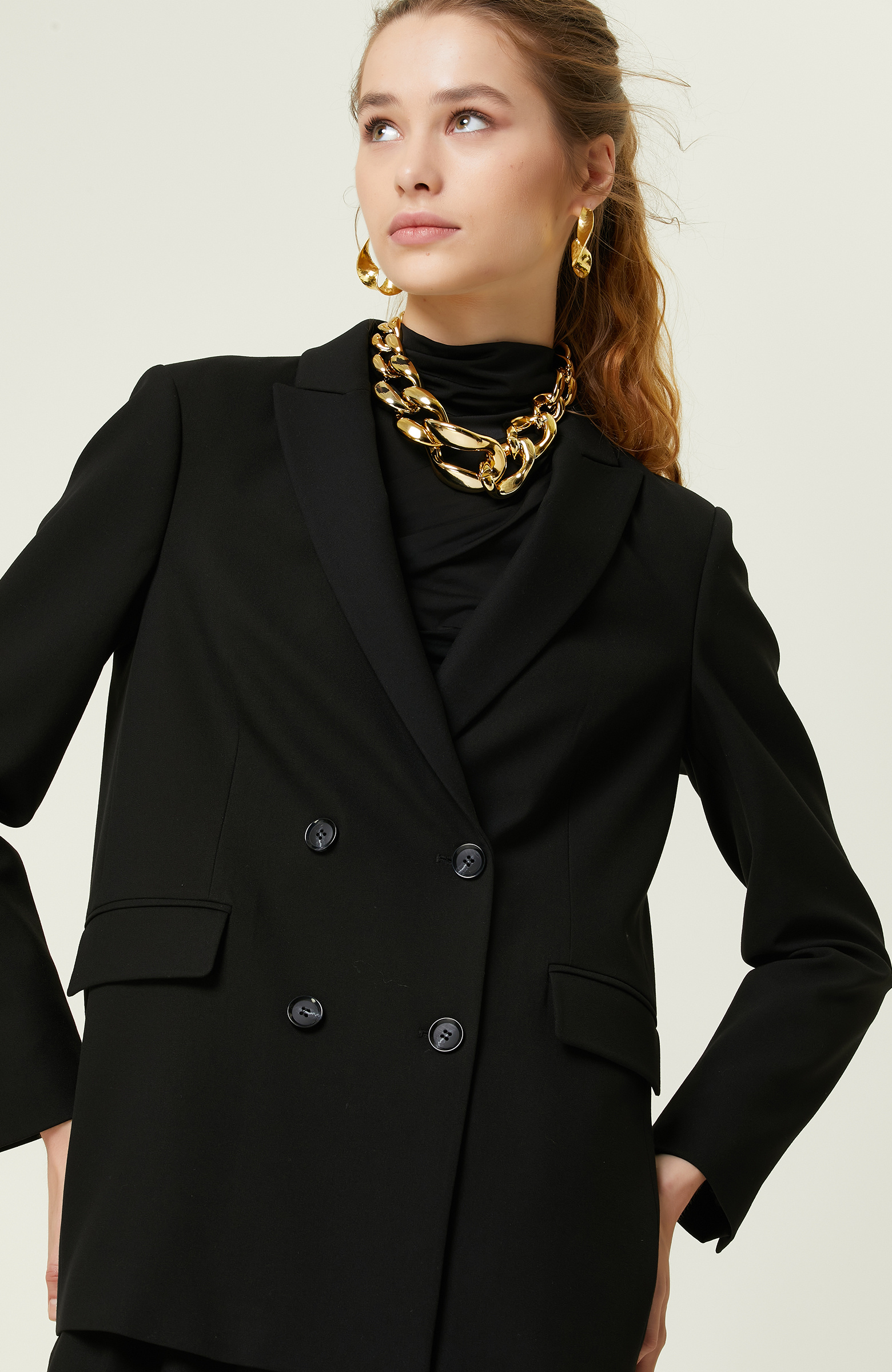 Regular Fit Siyah Ceket