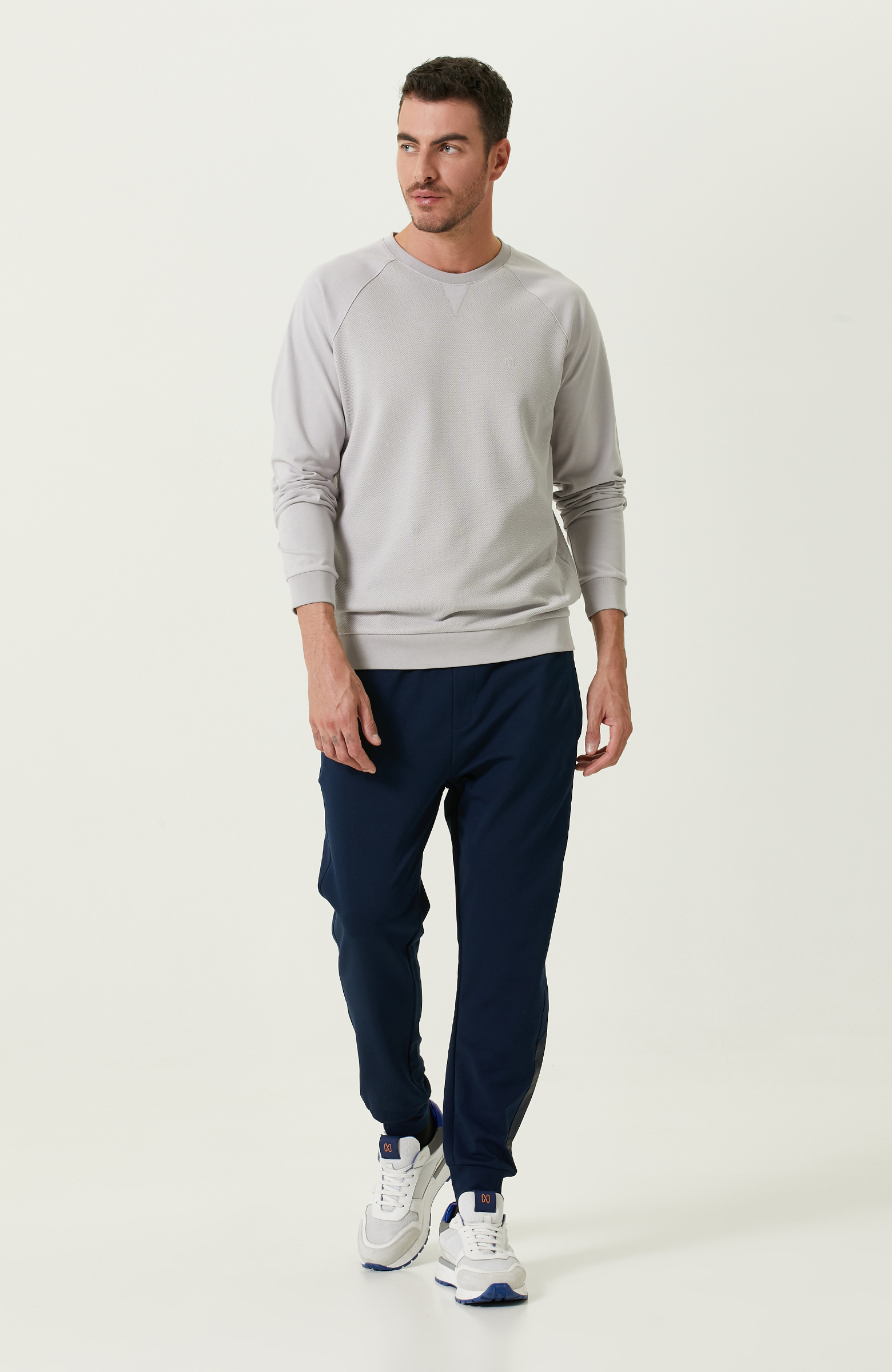 Slim Fit Lacivert Örme Eşofman Altı Slim Fit Lacivert Örme Eşofman Altı