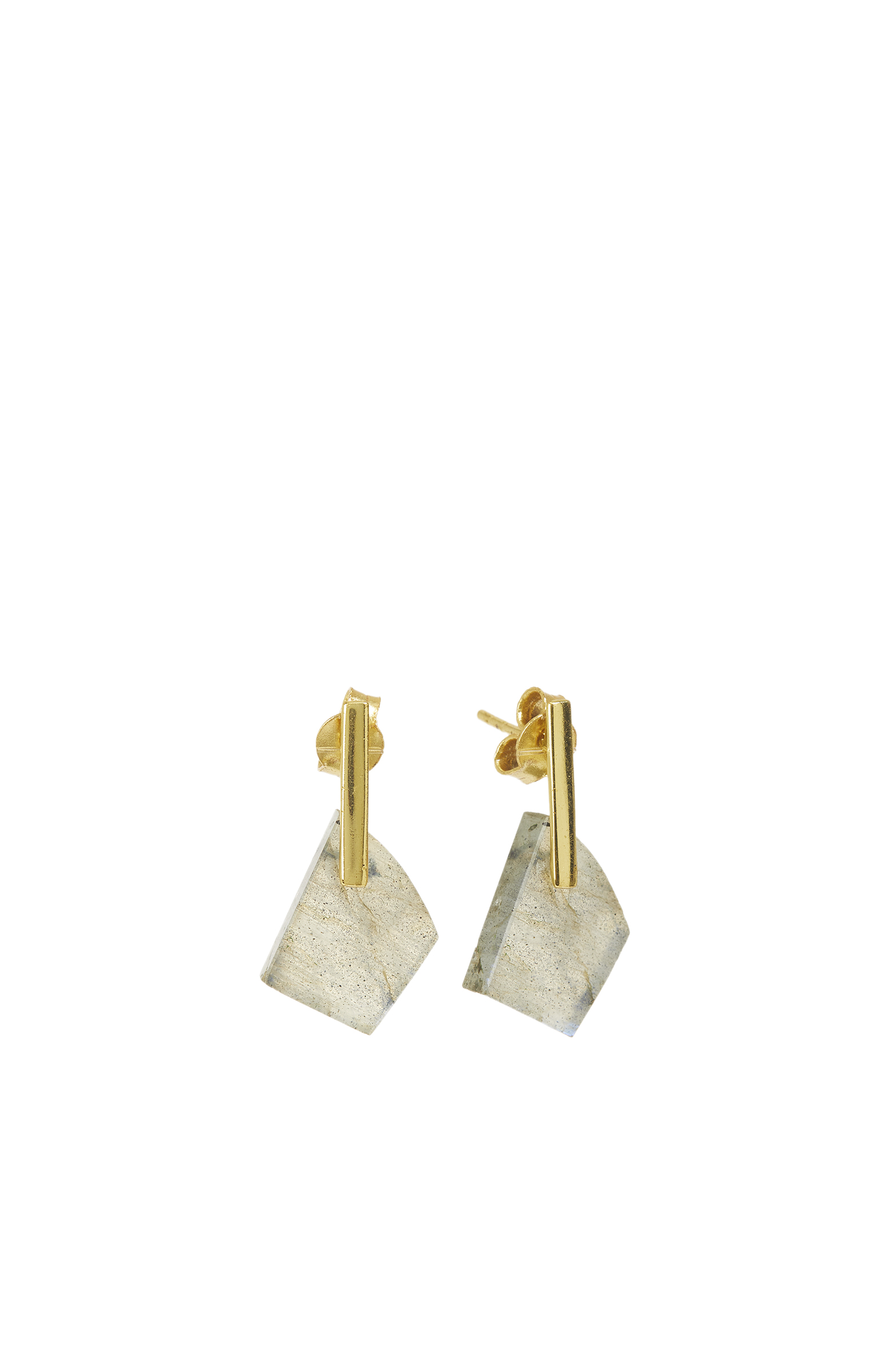 Gold Labrodorite Taşlı Kadın Küpe