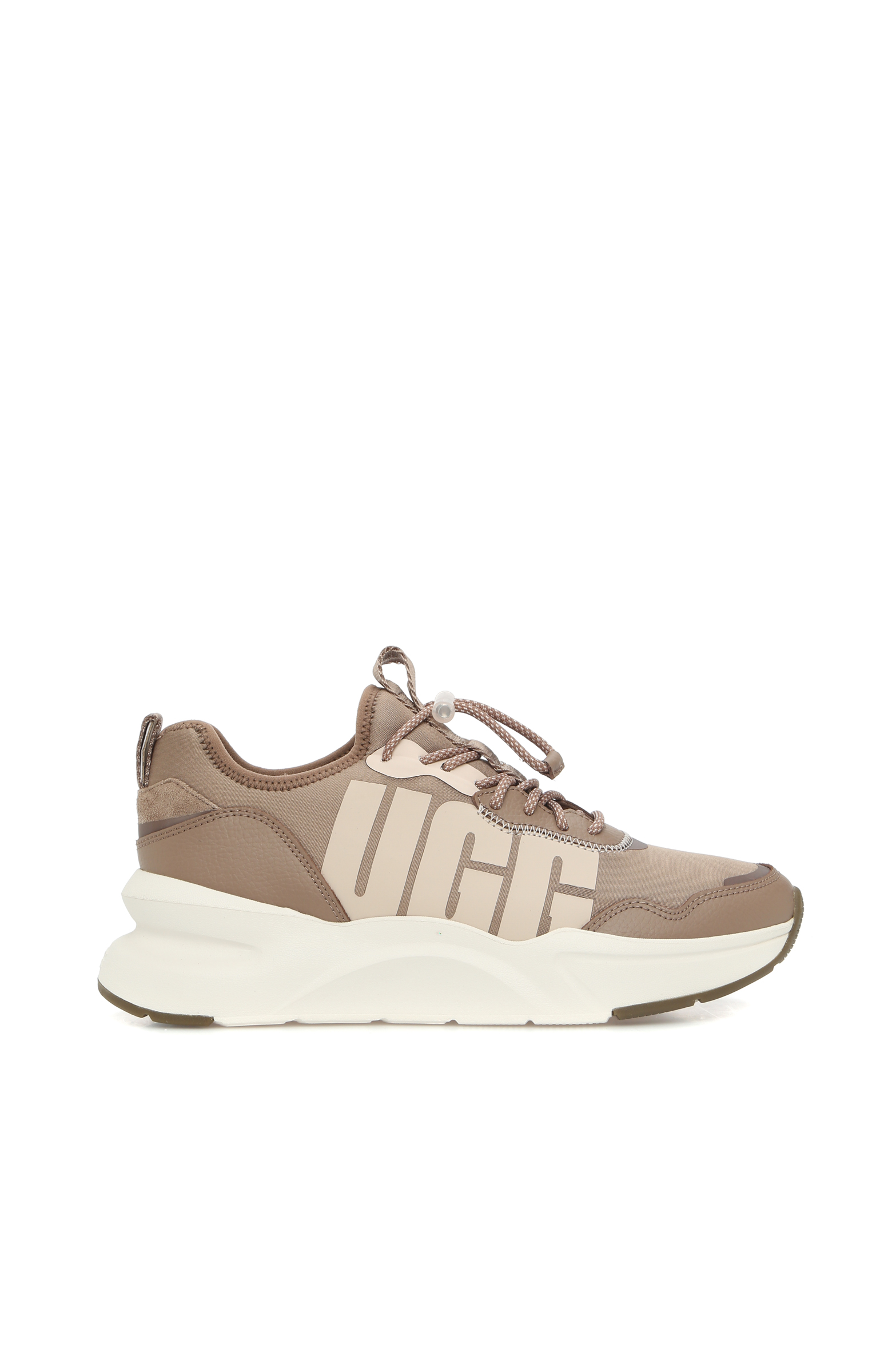 Vizon Logolu Kadın Deri Sneaker Vizon Logolu Kadın Deri Sneaker