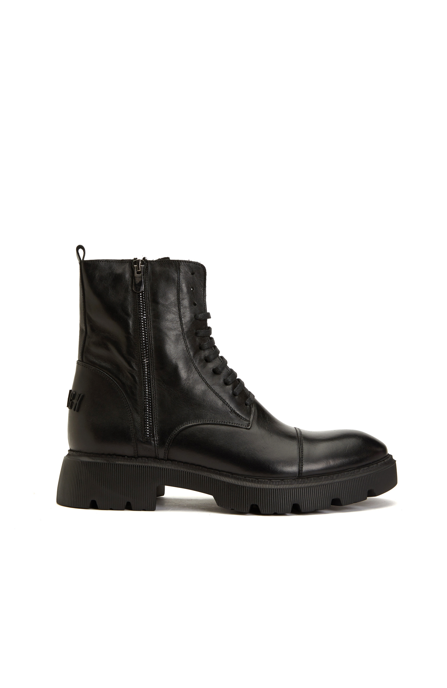 Siyah Erkek Deri Bot