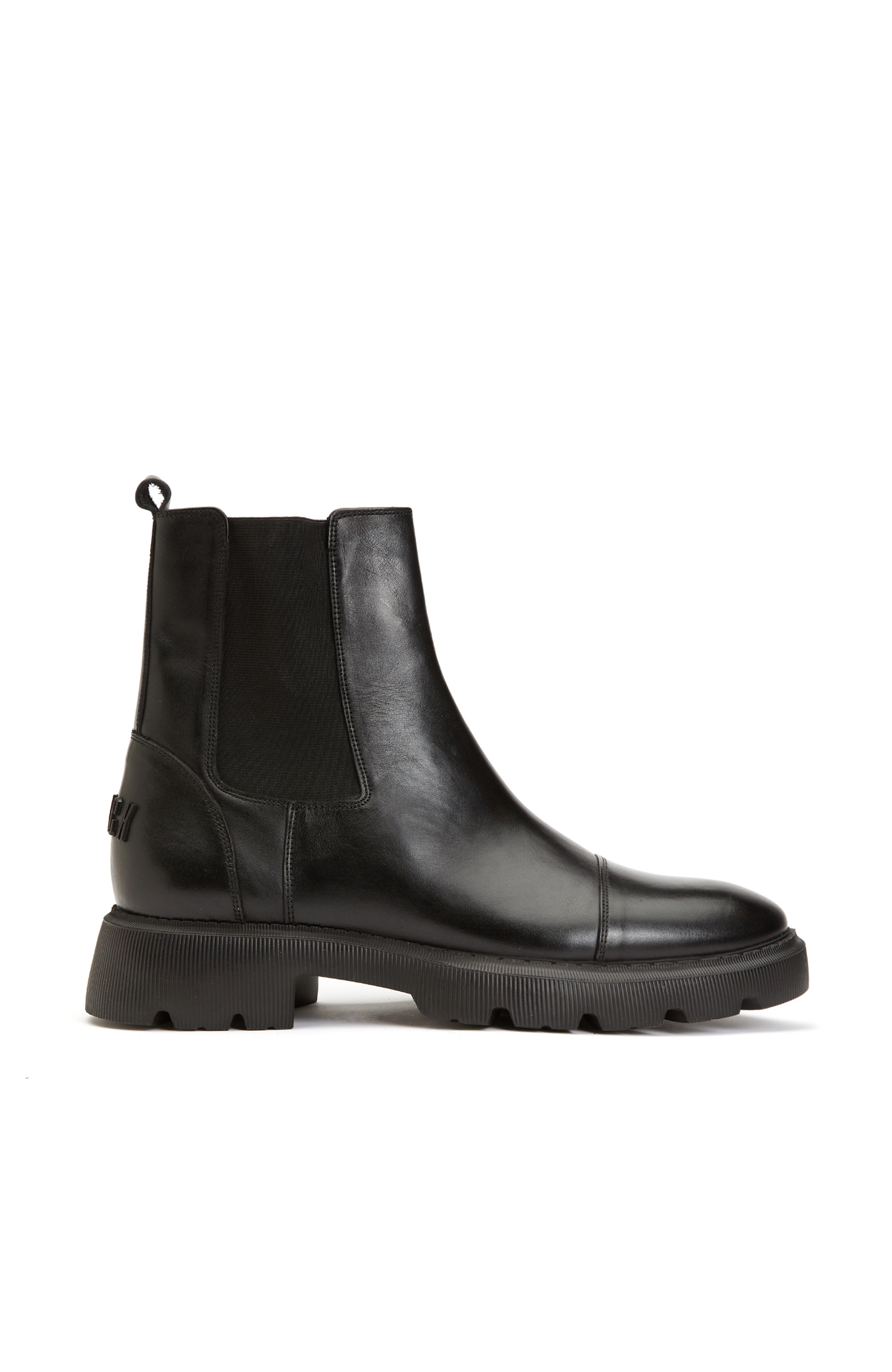 Siyah Erkek Deri Bot