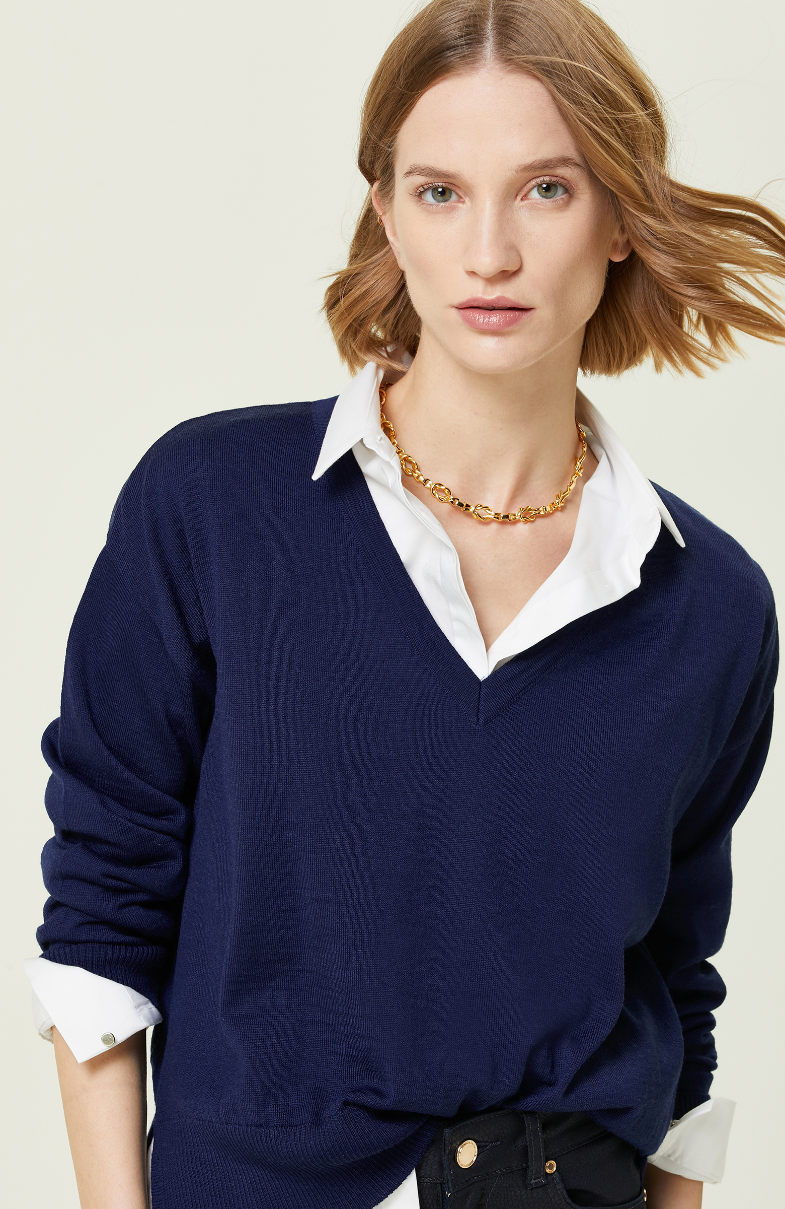 Açık Lacivert Kazak