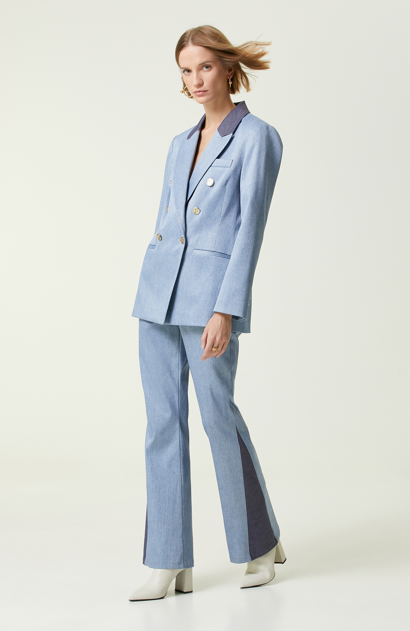 Slim Fit İndigo Pantolon Slim Fit İndigo Pantolon