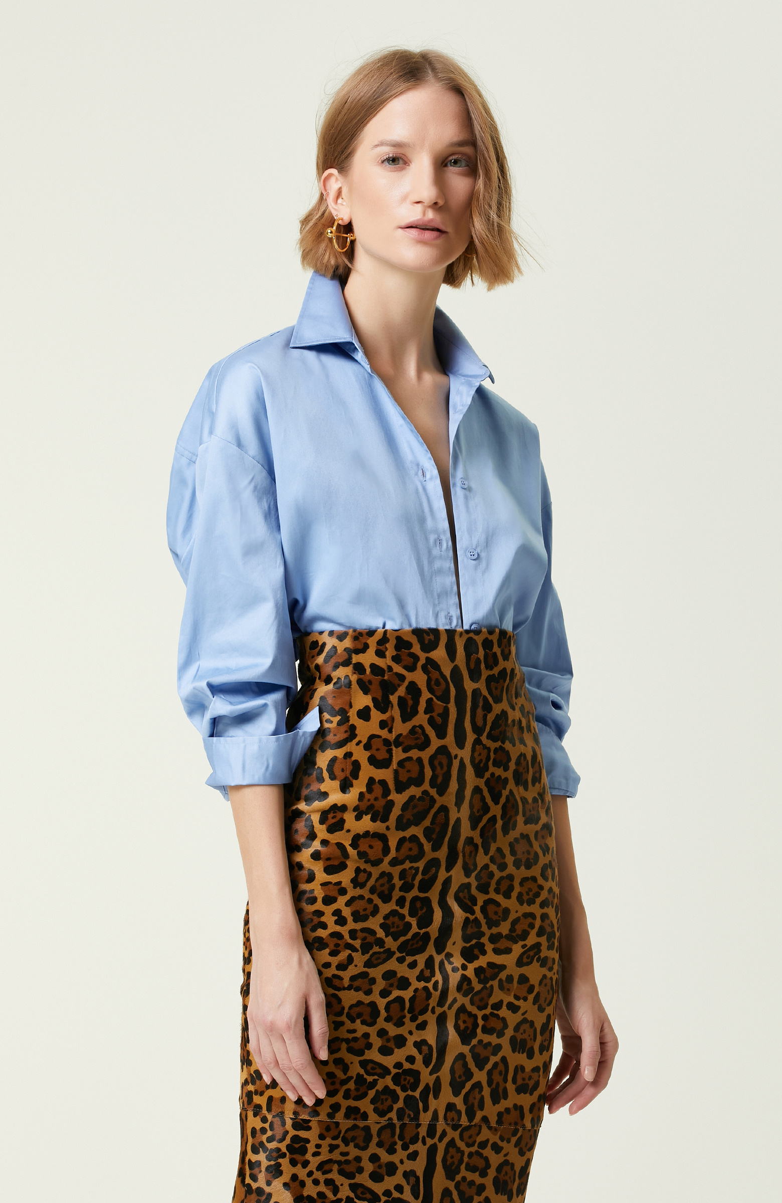 Regular Fit Mavi Gömlek