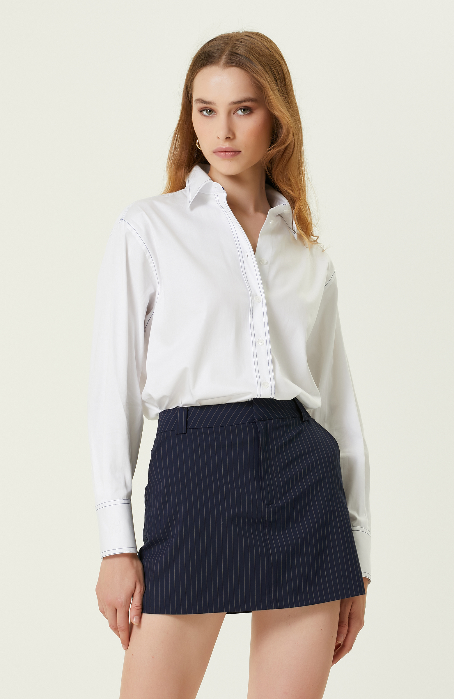 Regular Fit Beyaz Gömlek