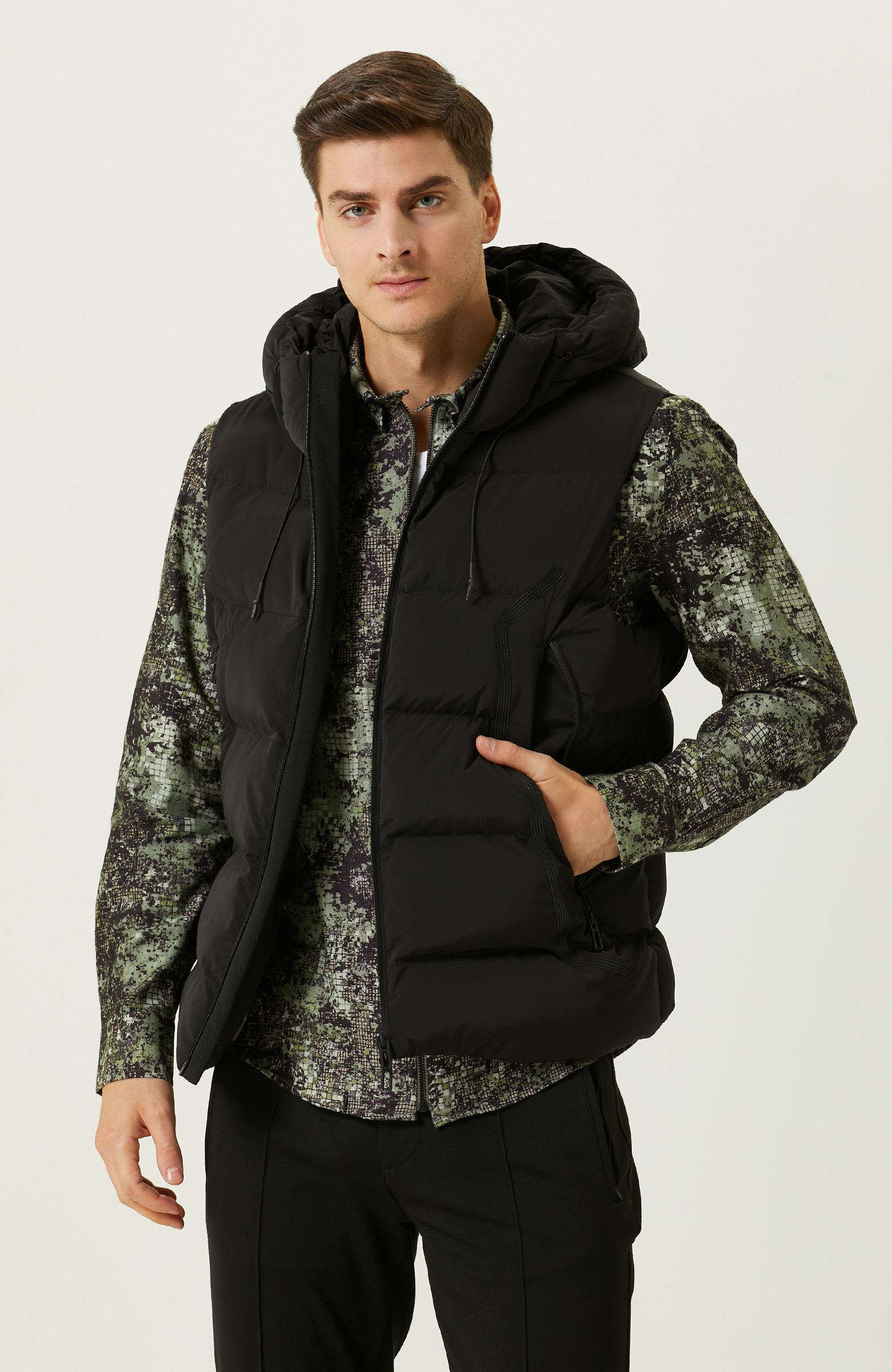 N-Tech Siyah Casual Yelek N-Tech Siyah Casual Yelek