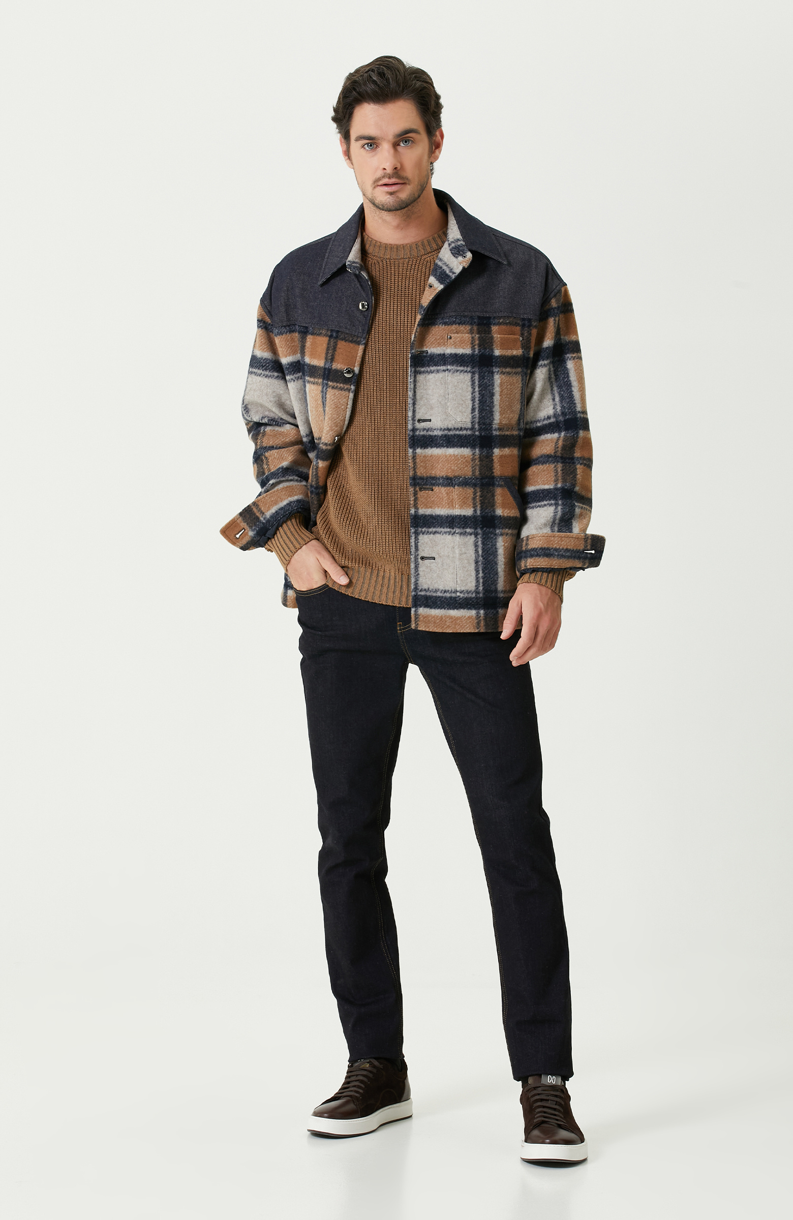 Slim Fit Lacivert  Denim Pantolon