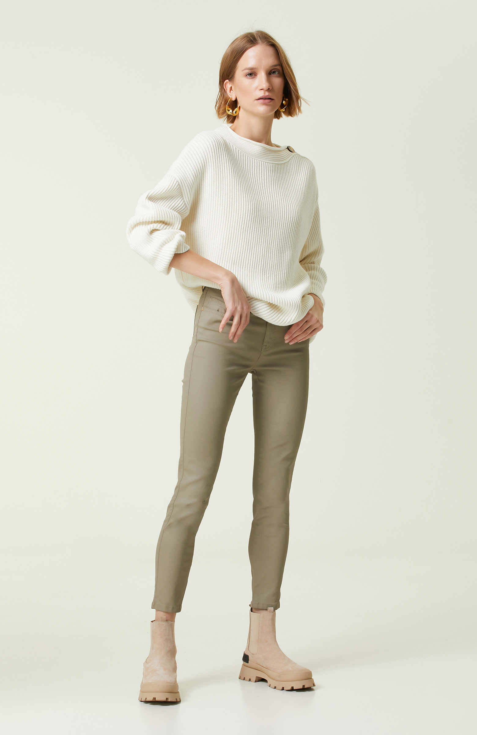 Vizon Skinny Denim Pantolon