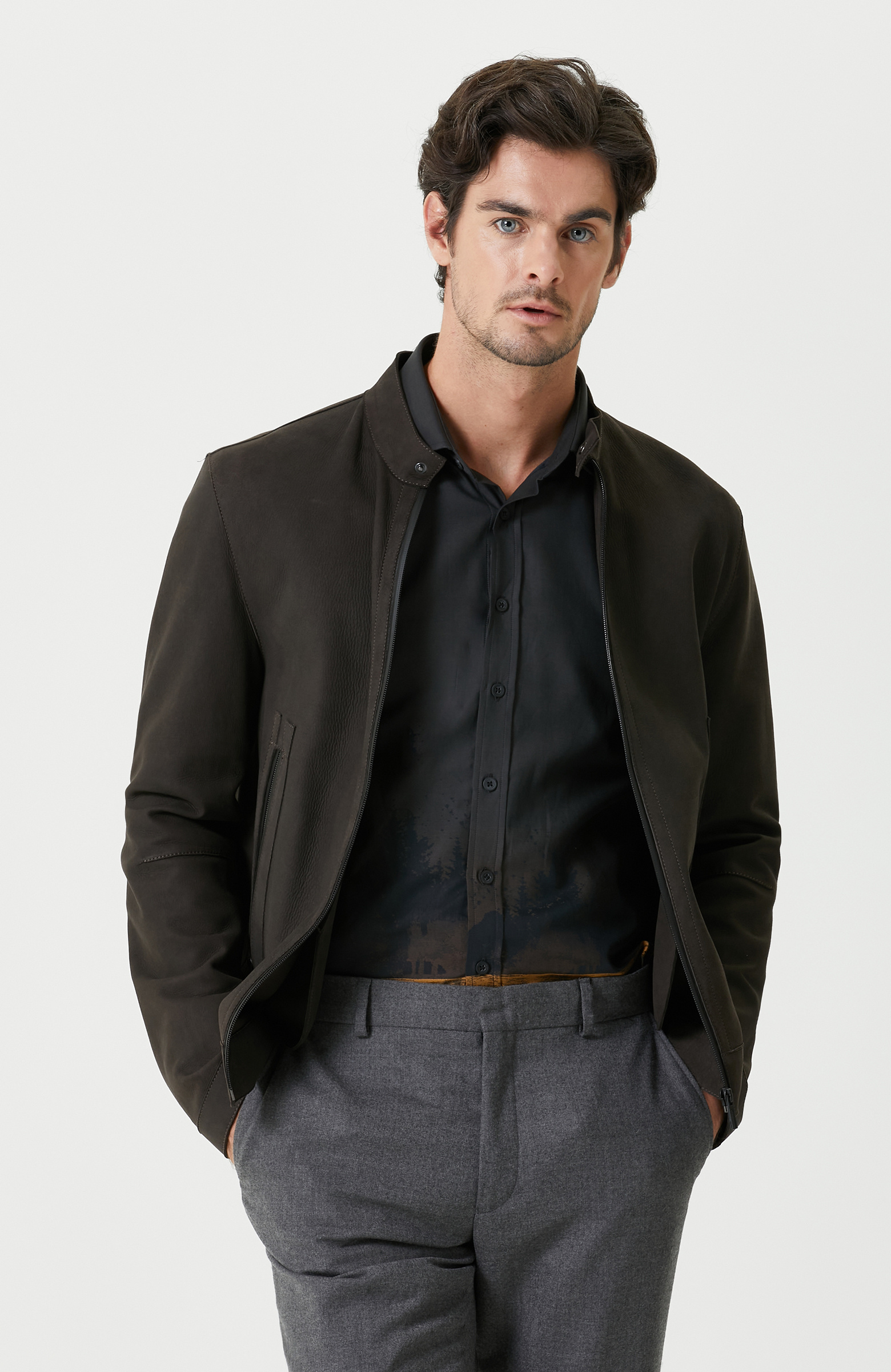 Kahverengi Deri Mont