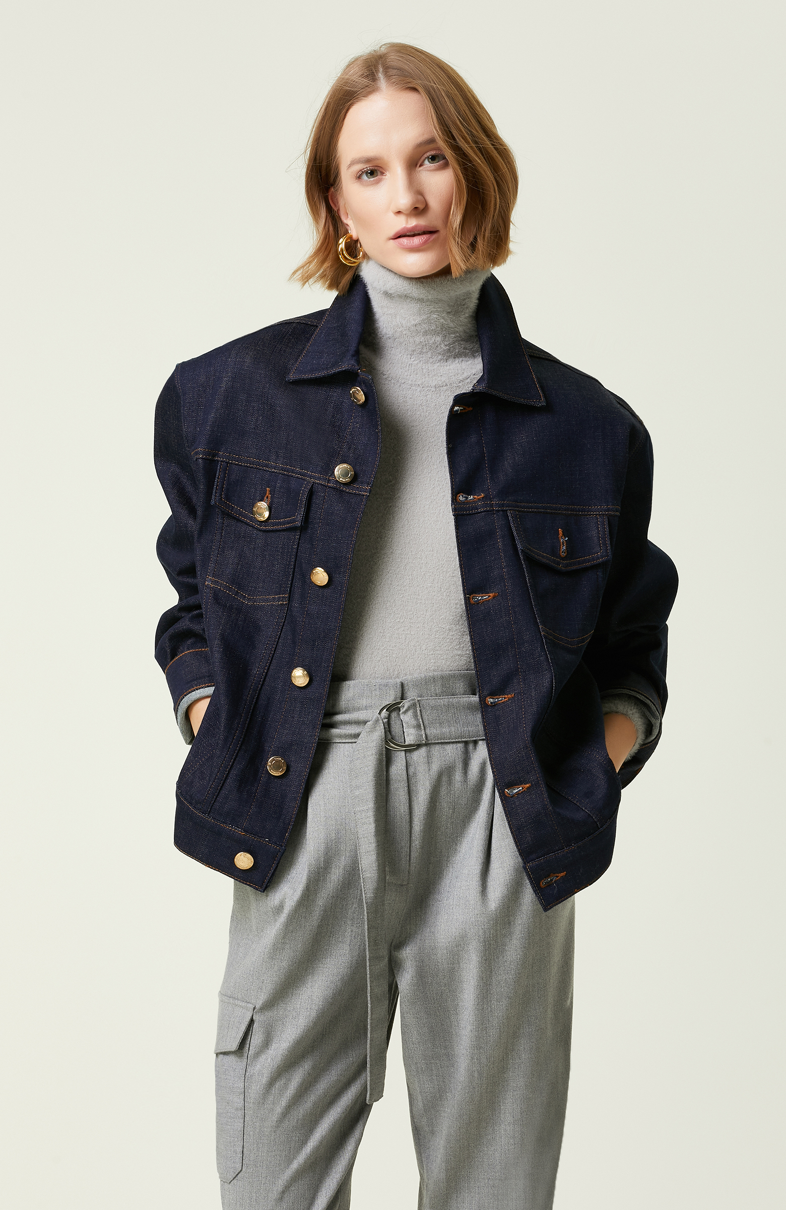 Basic Fit Koyu Indigo Denim Mont Basic Fit Koyu Indigo Denim Mont