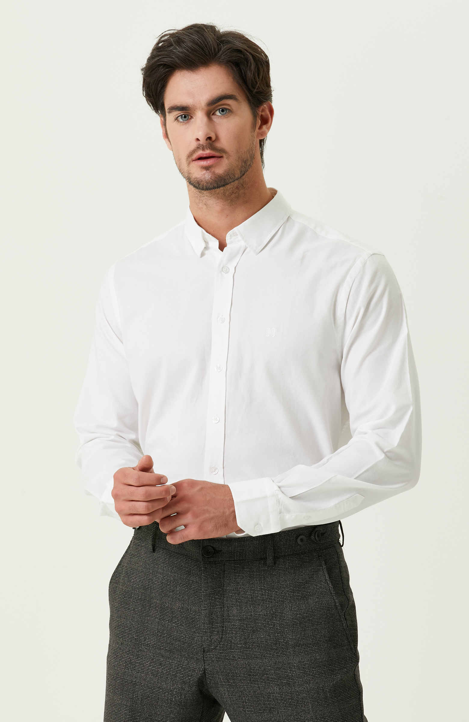 Comfort Fit Beyaz Gömlek Comfort Fit Beyaz Gömlek