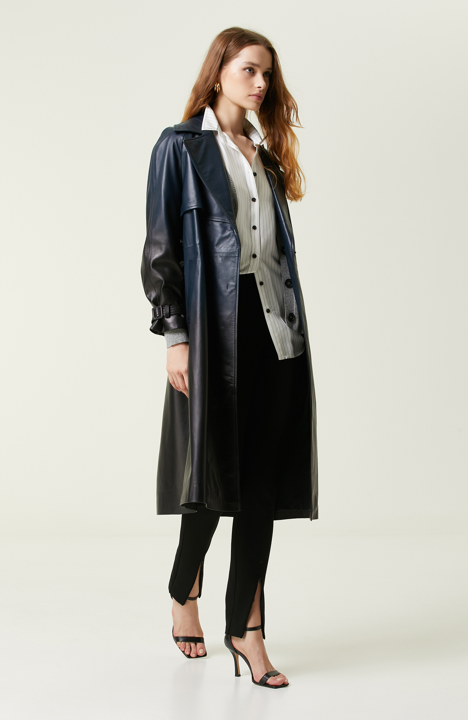 Petrol Deri Pardösü