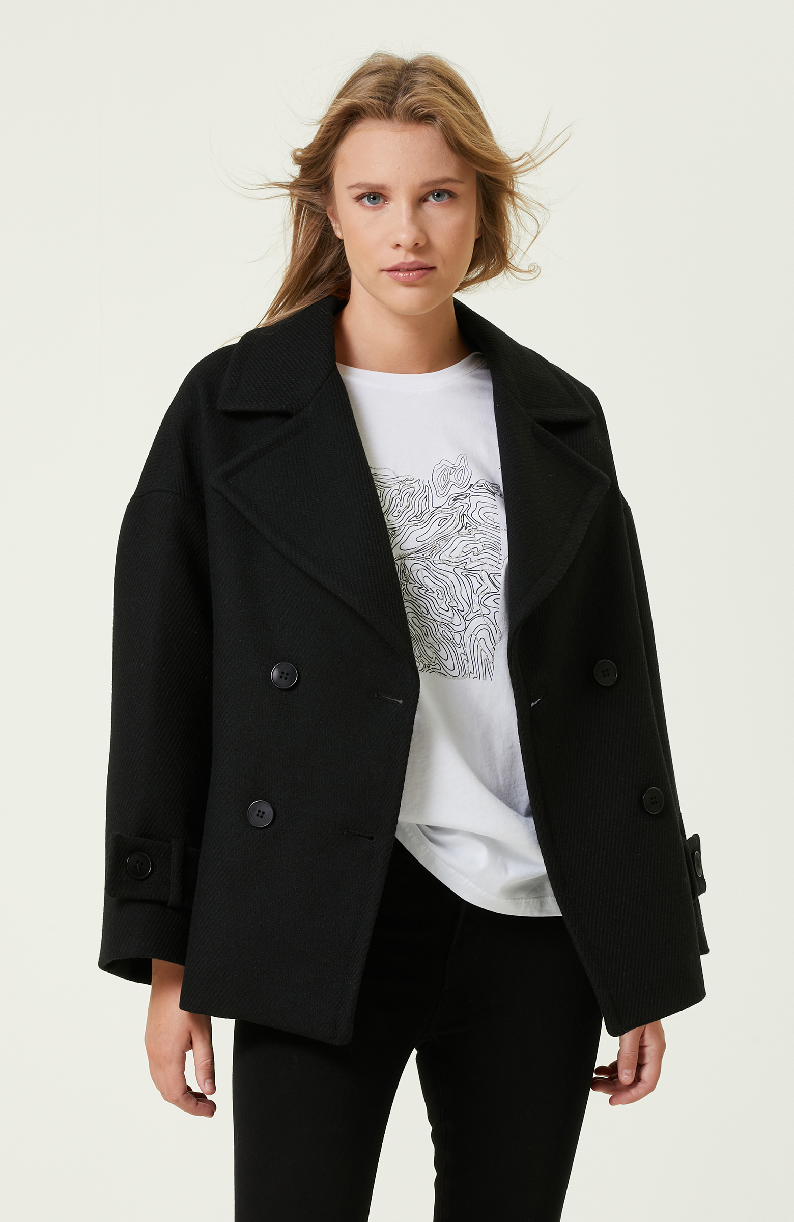 Regular Fit Siyah Kaban