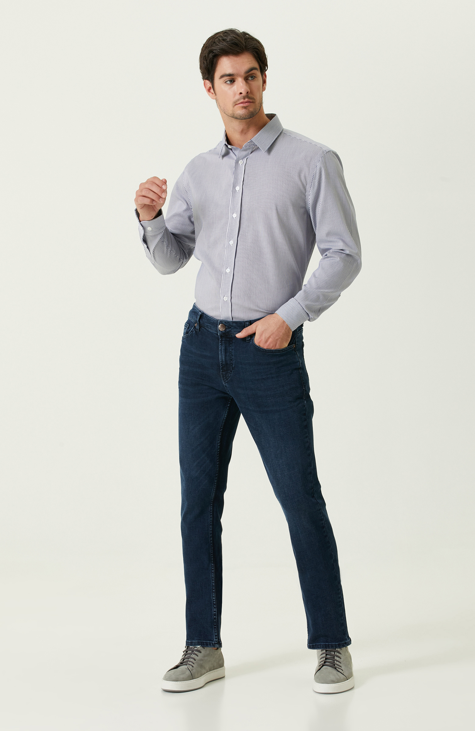 Slim Fit Mavi Denim Pantolon