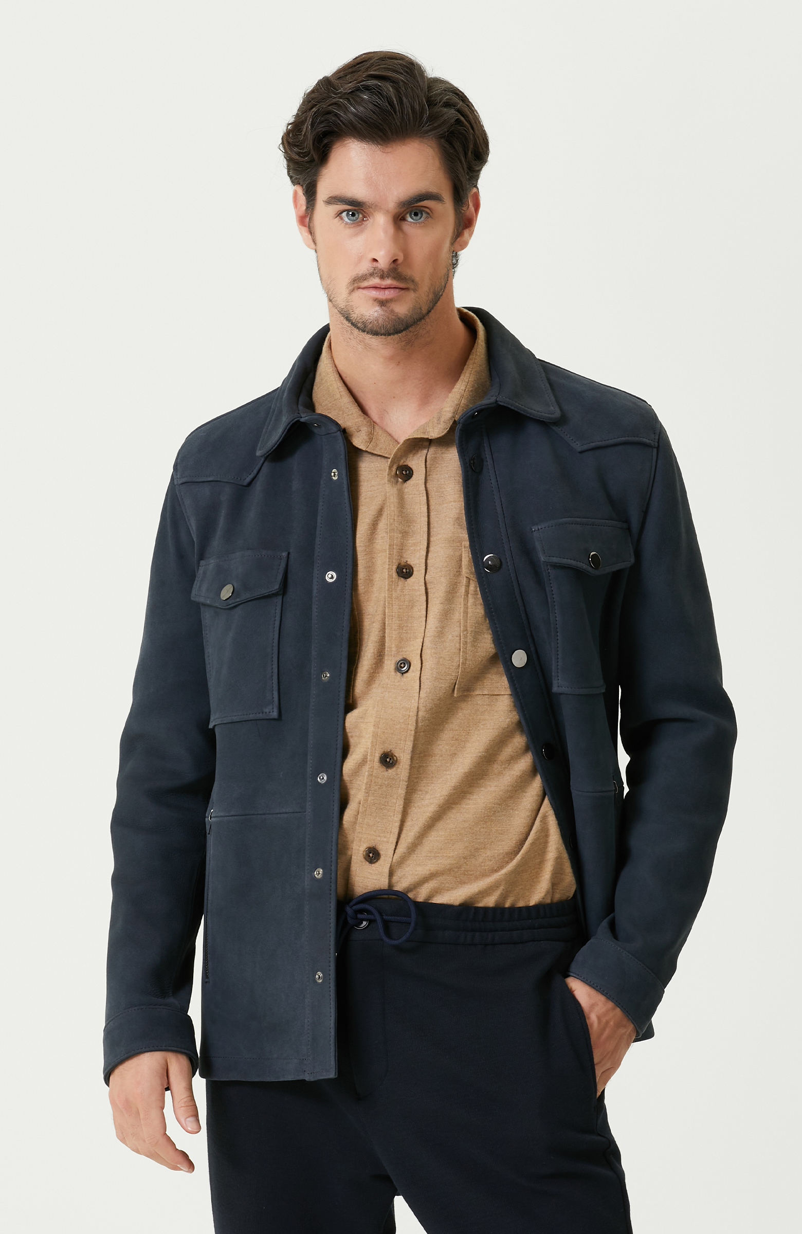 Indigo Deri Gömlek Indigo Deri Gömlek