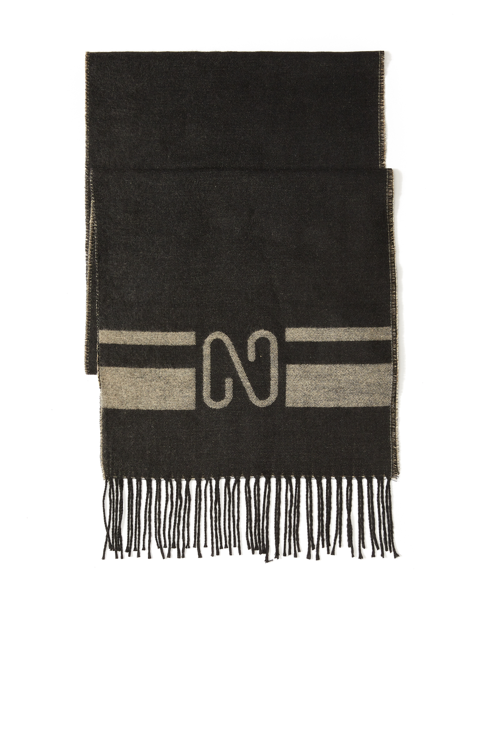 Siyah Gri Erkek Atkı Siyah Gri Erkek Atkı