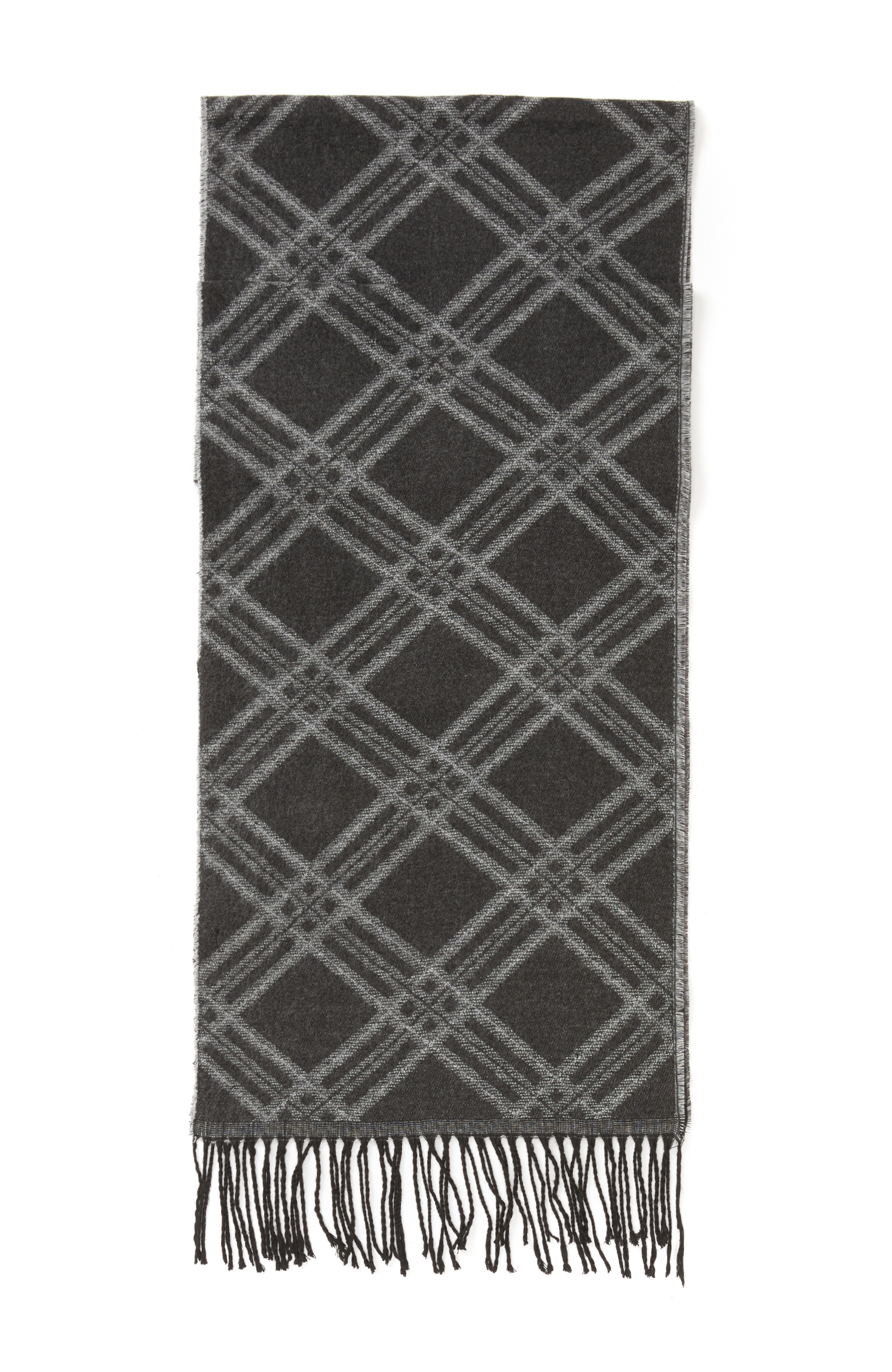 Siyah Gri Erkek Atkı Siyah Gri Erkek Atkı