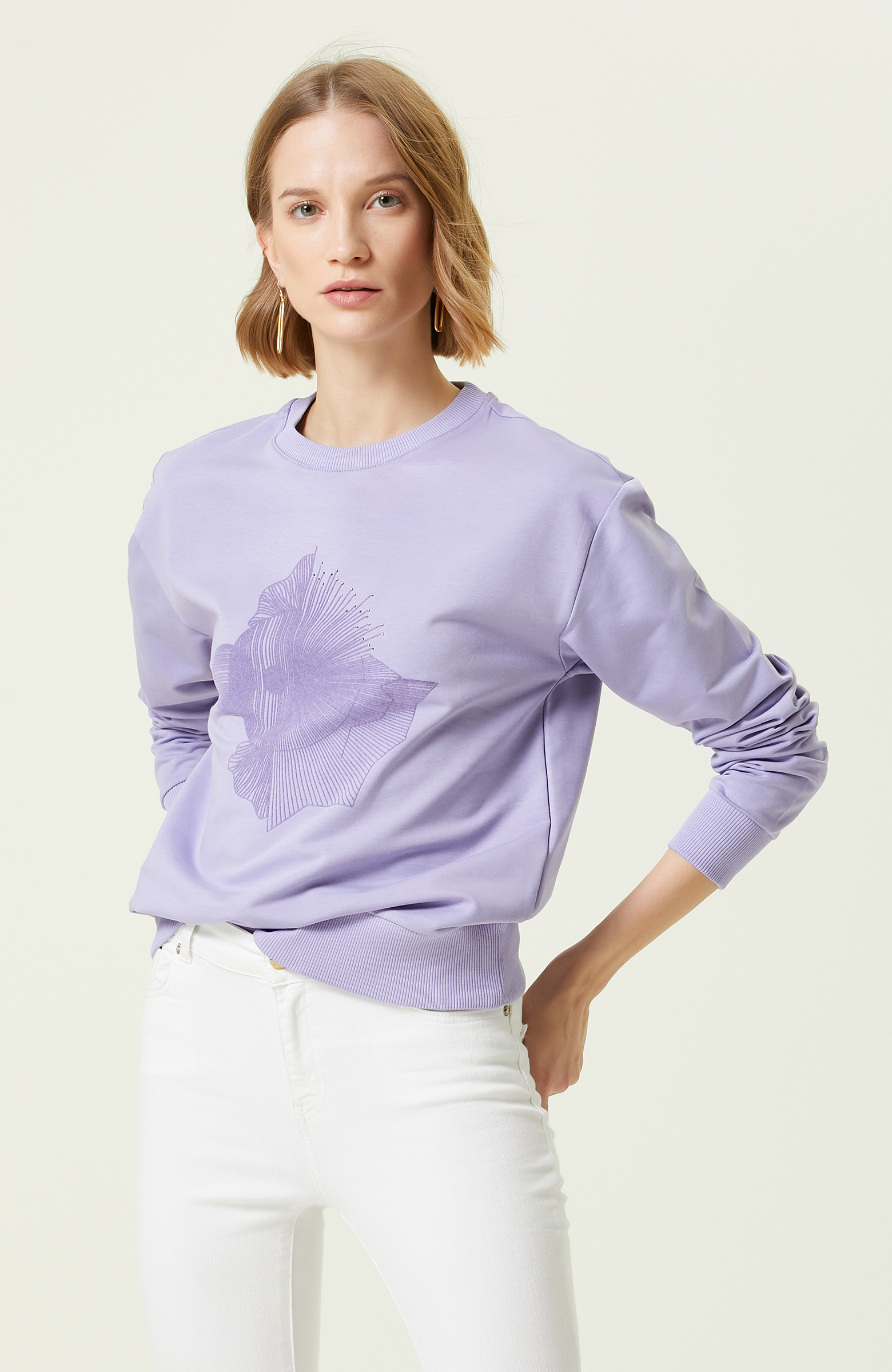 Lila Sweatshirt