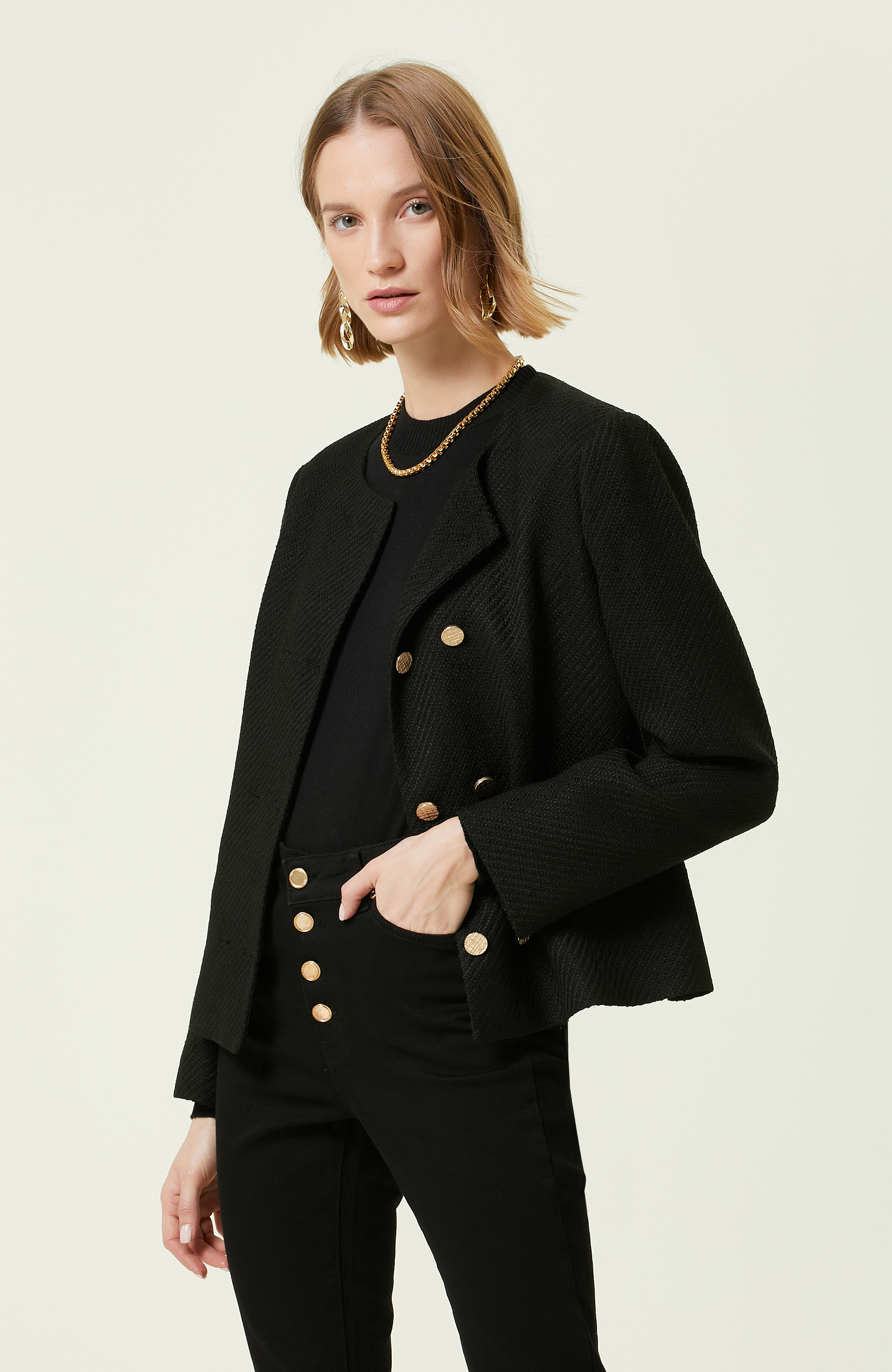 Basic Fit Siyah Ceket