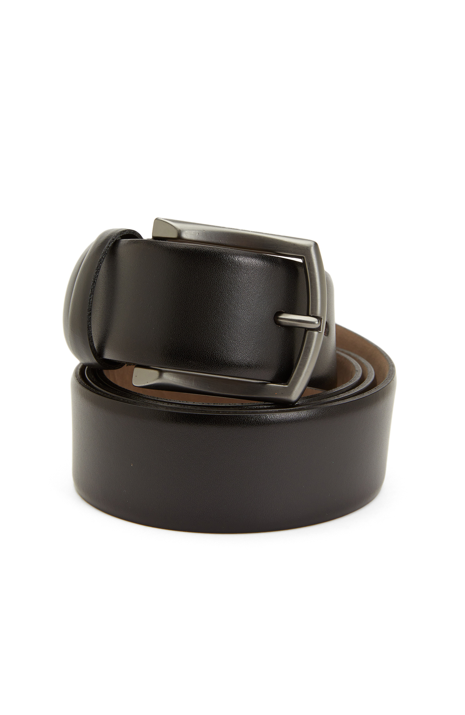 Gri Erkek Deri Kemer