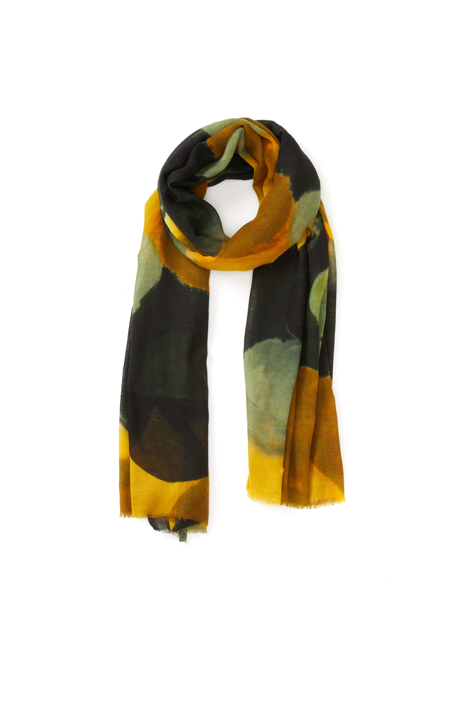 Renkli Desenli Kadın Yün Şal