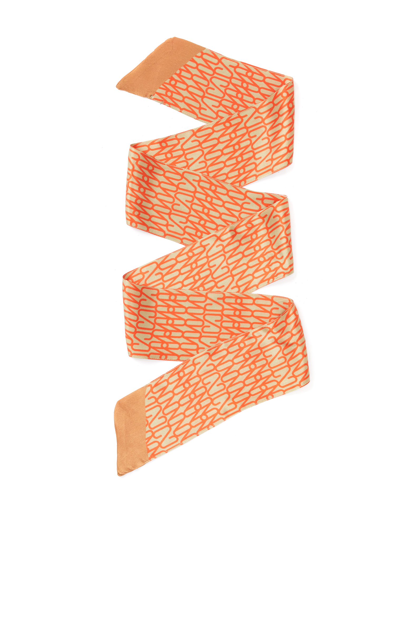 Kahverengi Kadın İpek Fular