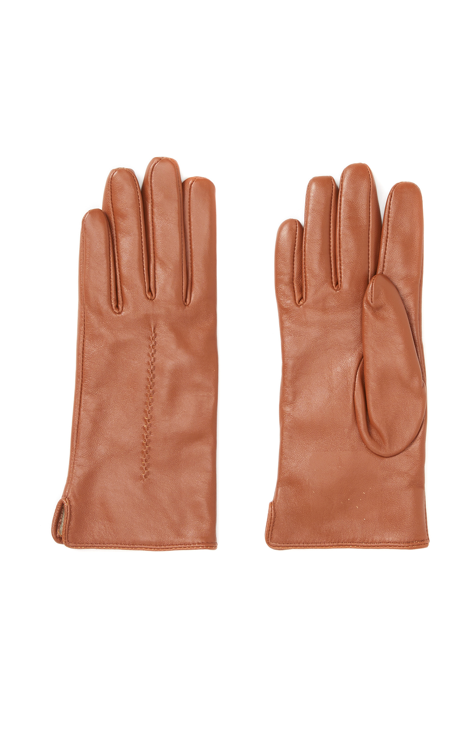 Kahverengi Kadın Deri Eldiven