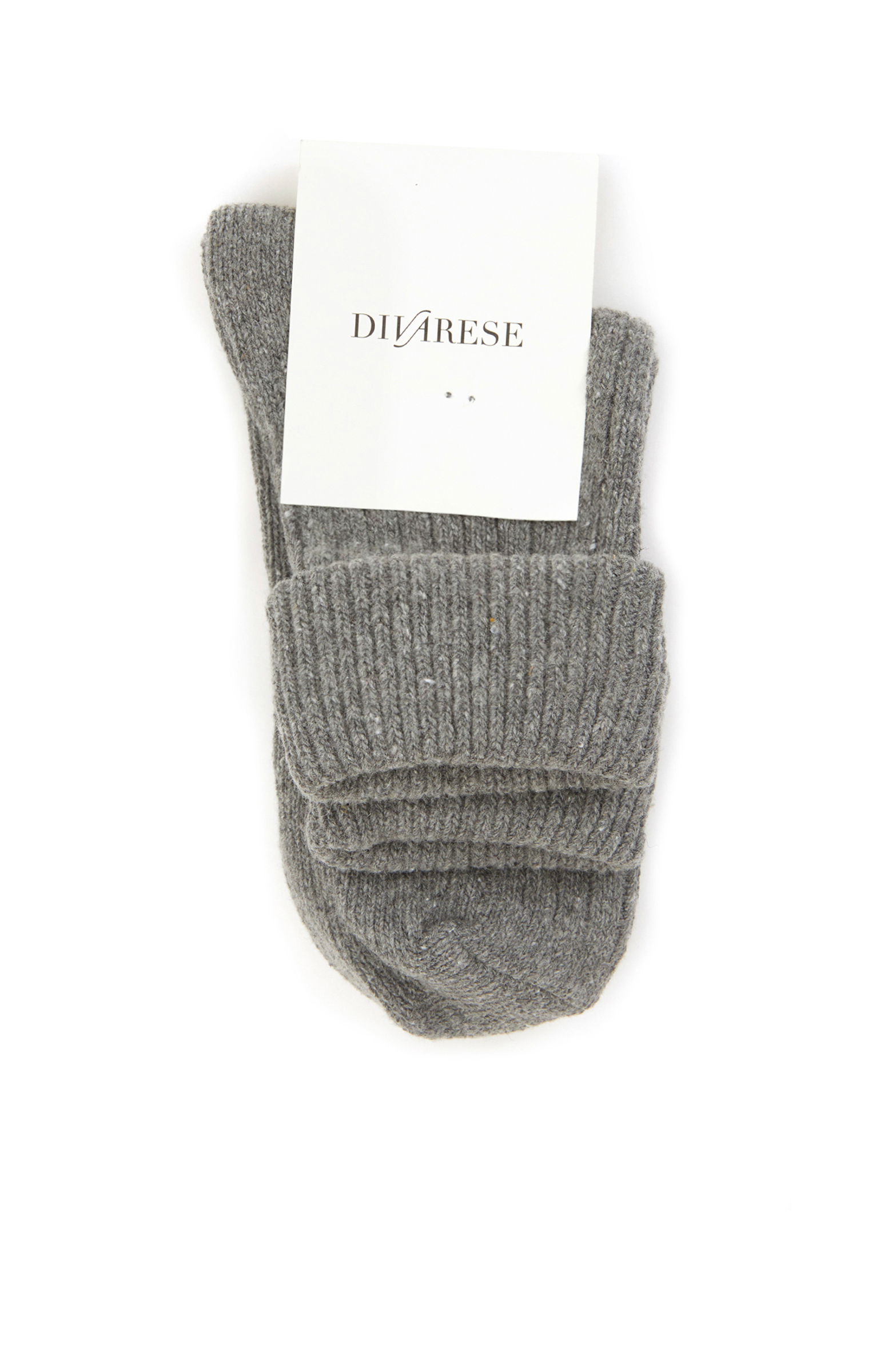 Gri Melanj Kadın Çorap