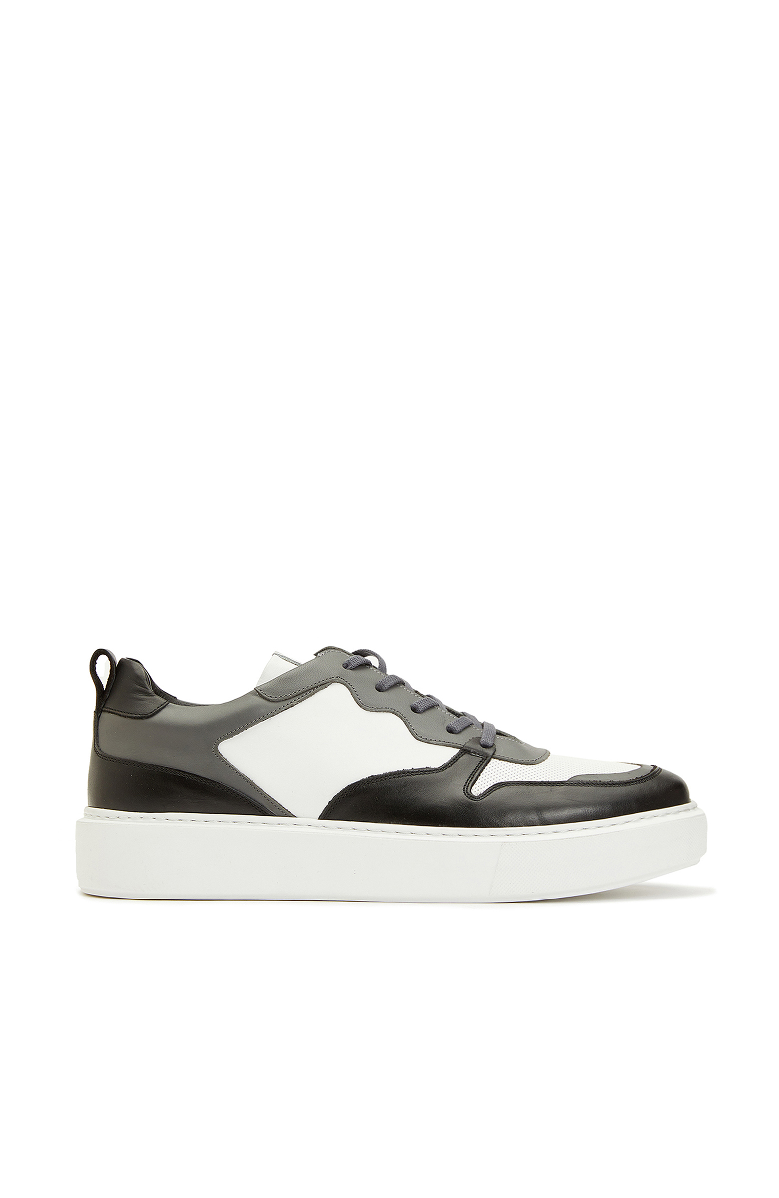 Beyaz Erkek Deri Sneaker Beyaz Erkek Deri Sneaker