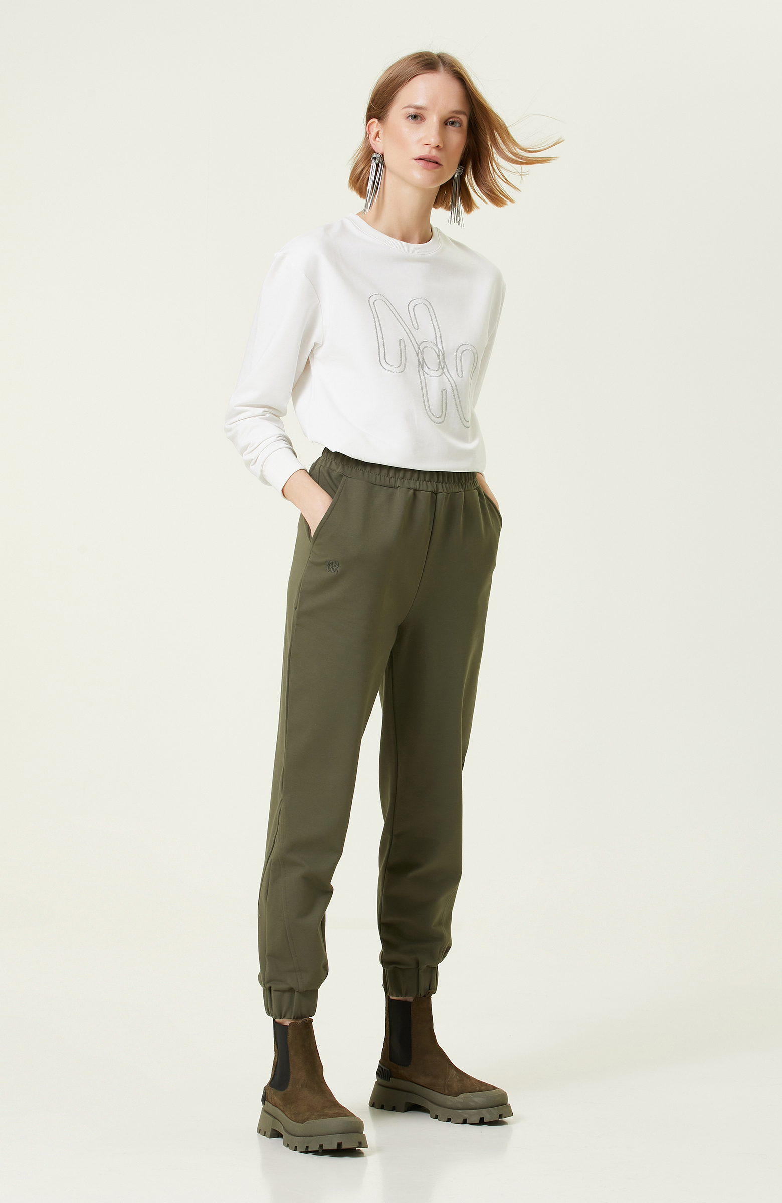 Basic Fit Haki Eşofman Altı Basic Fit Haki Eşofman Altı