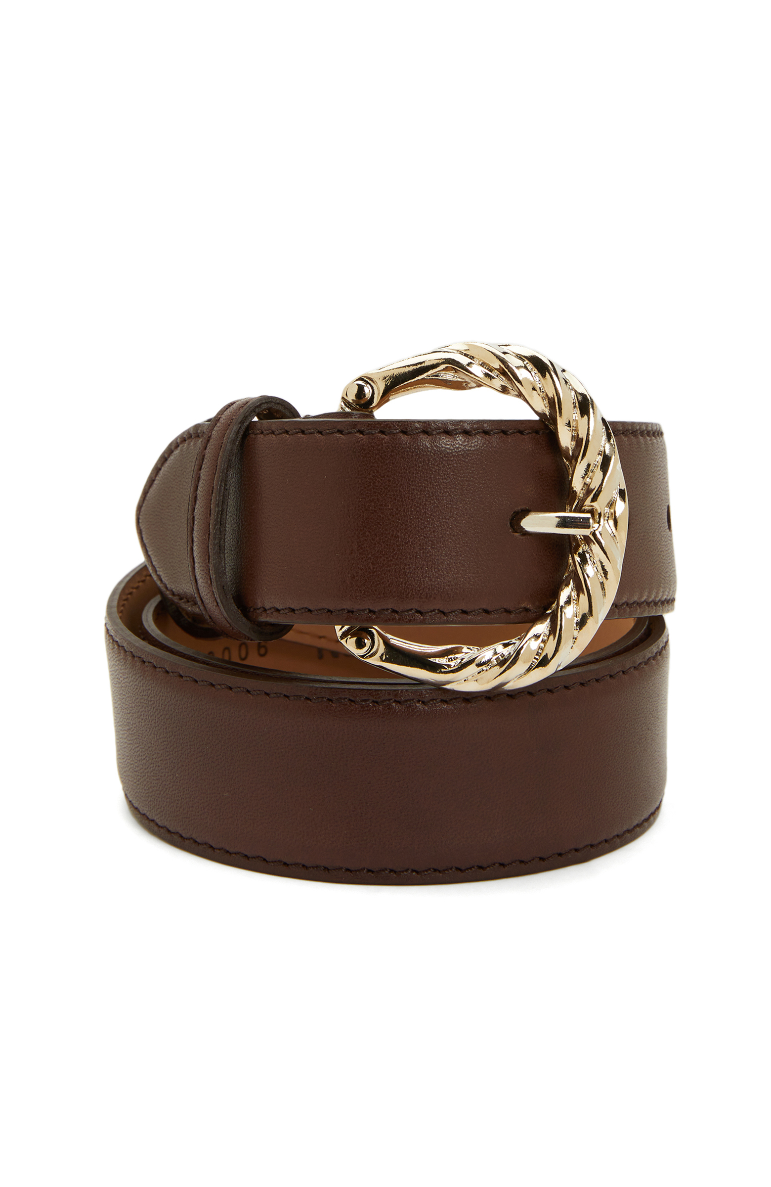 Kahverengi Kadın Deri Kemer