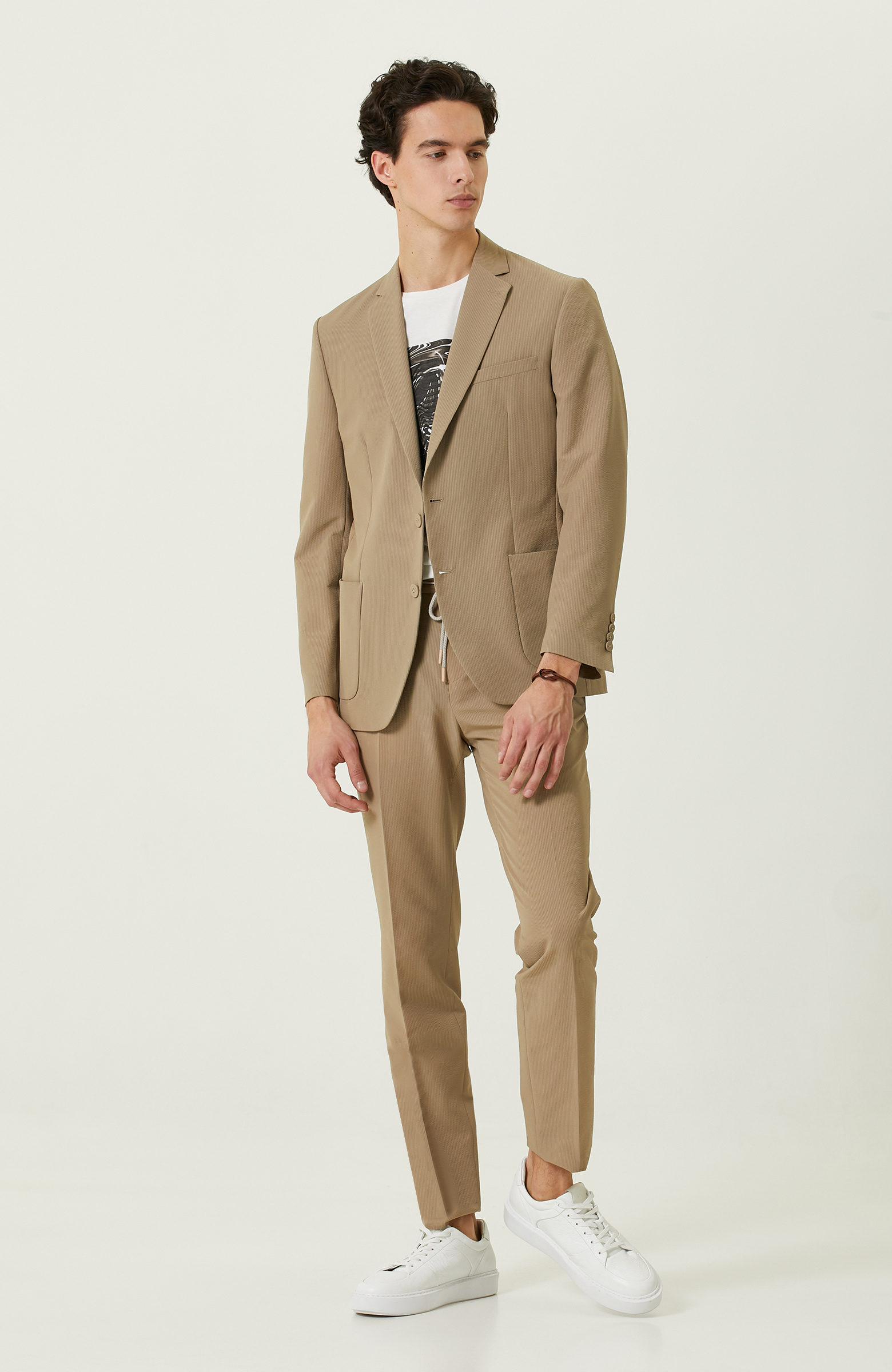 N-Tech Camel Jogger Fit Pantolon