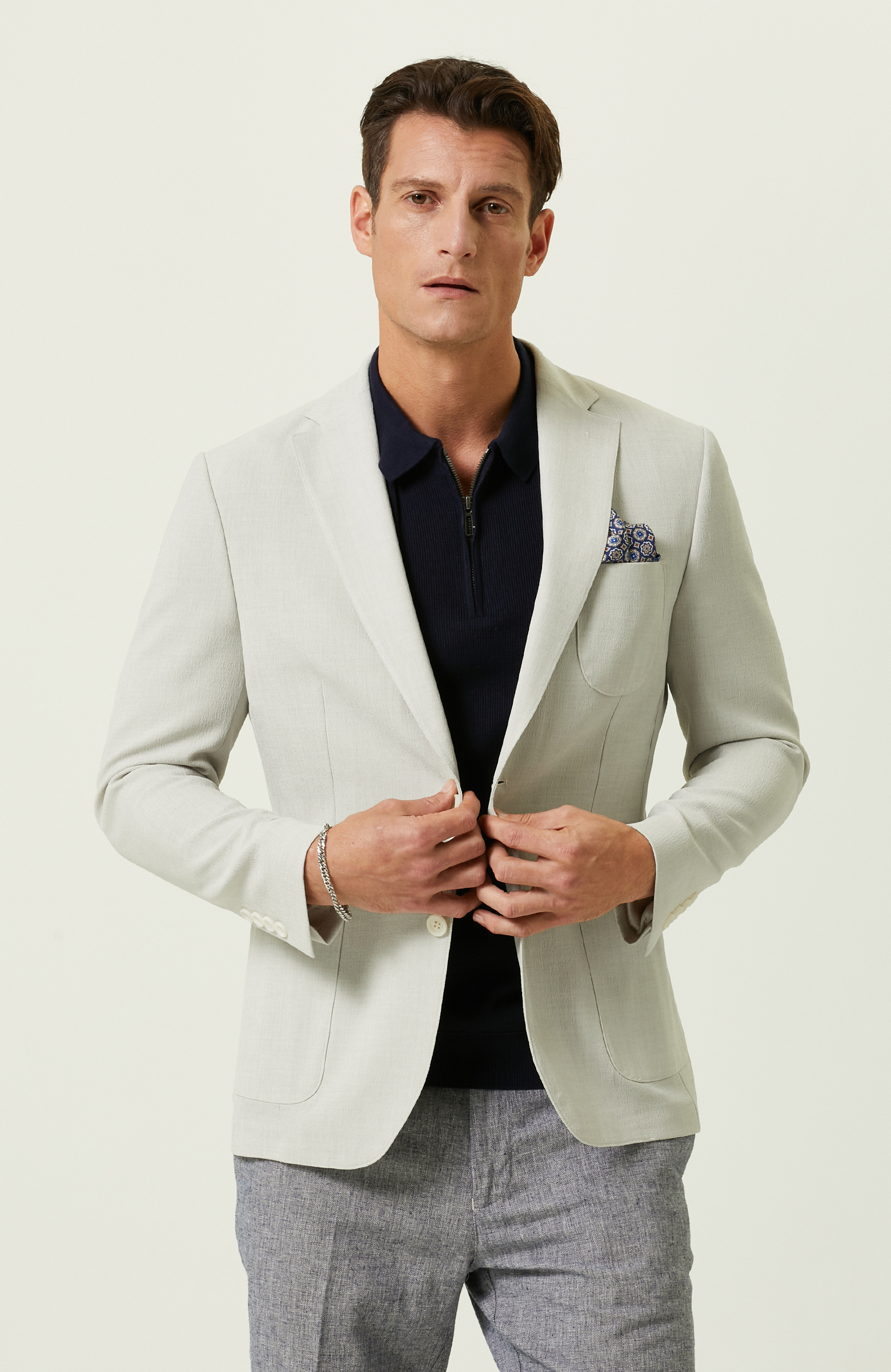 Taş Rengi Blazer Ceket