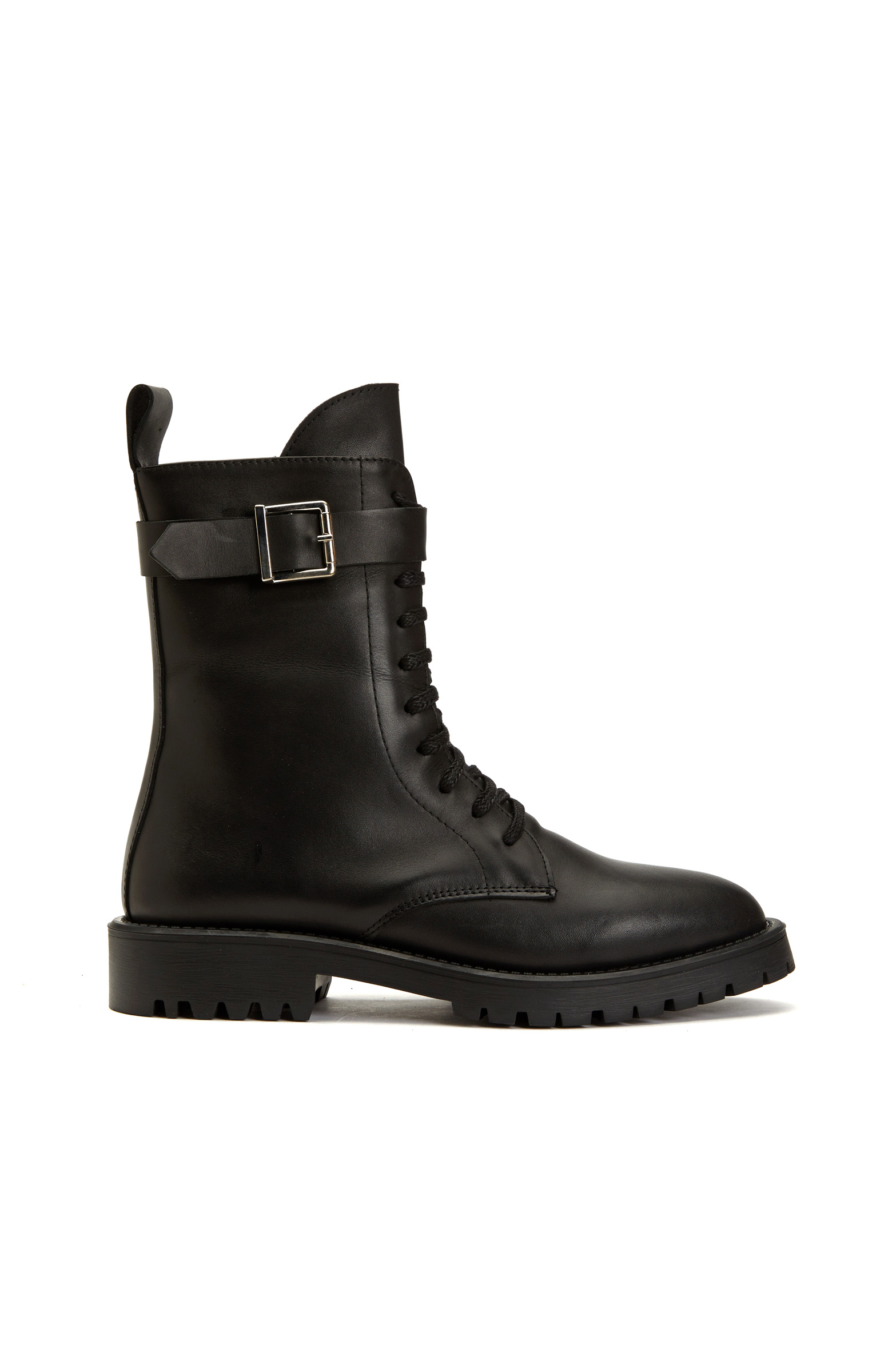 Siyah Kadın Deri Bot