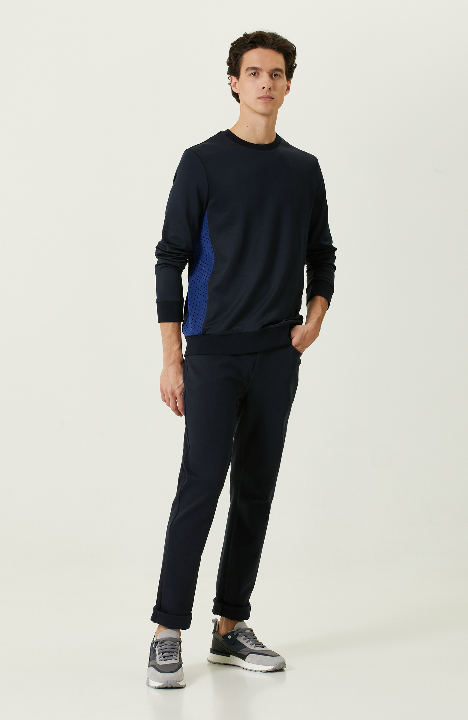 Lacivert Slim Fit Casual Pantolon Lacivert Slim Fit Casual Pantolon