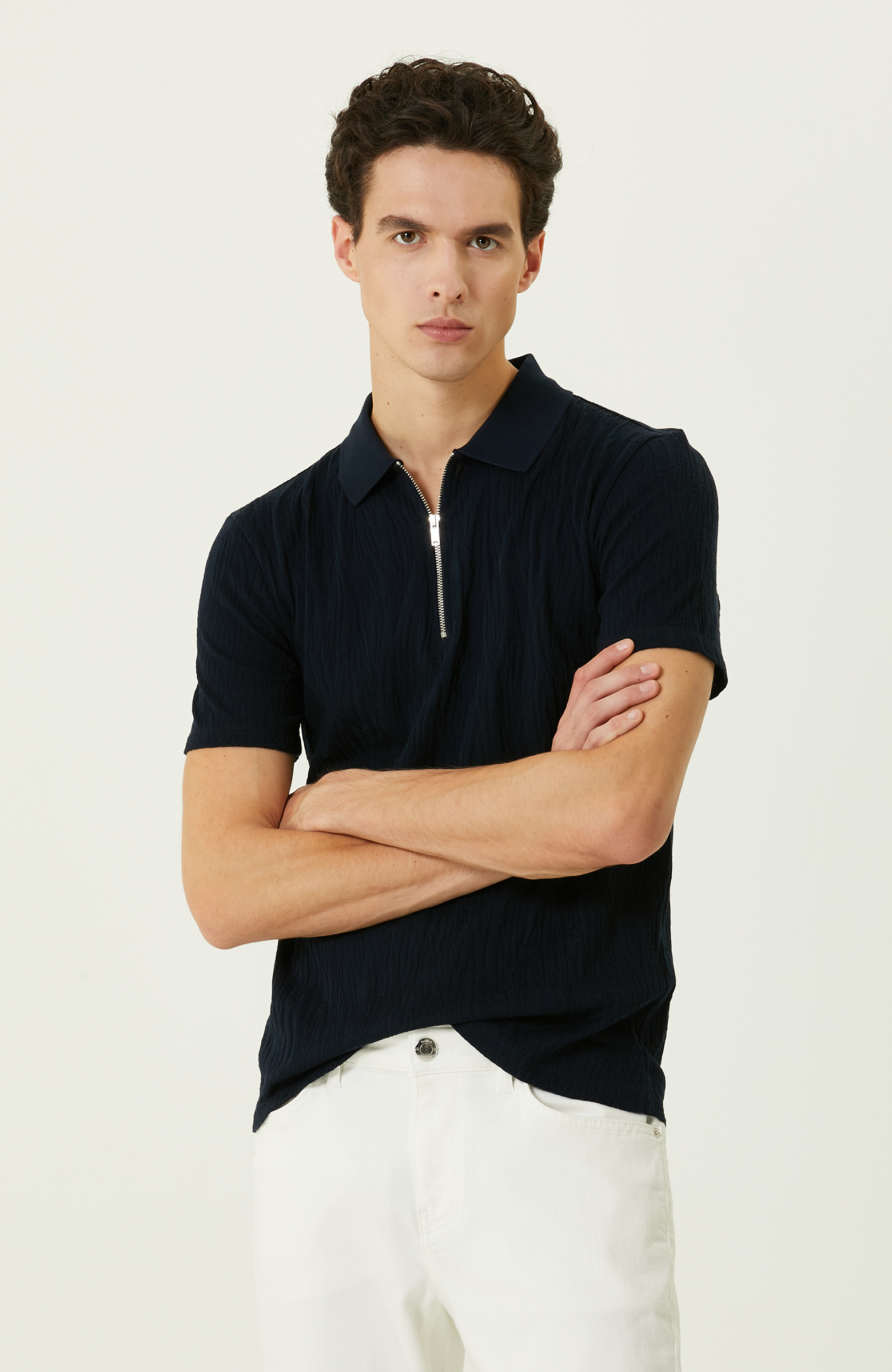 Lacivert Slim Fit Tshirt Lacivert Slim Fit Tshirt