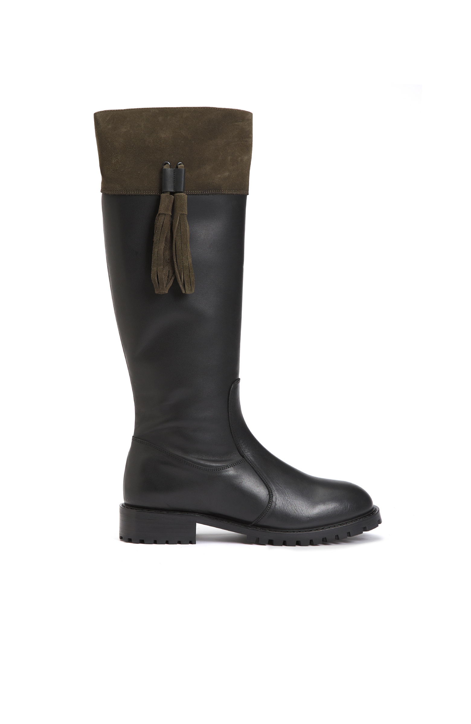 Siyah Kadın Deri Çizme