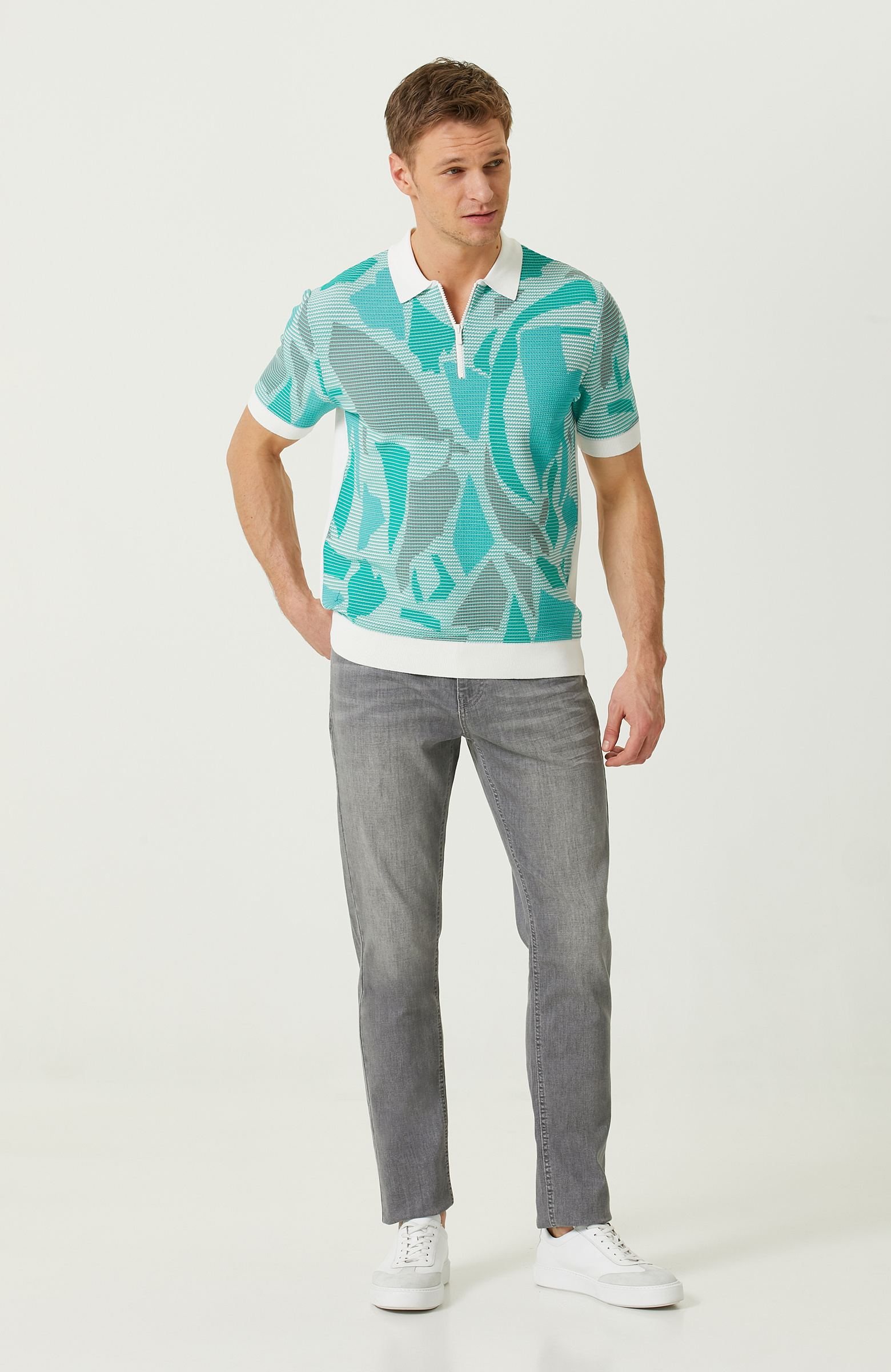 Açık Gri Denim Pantolon Açık Gri Denim Pantolon