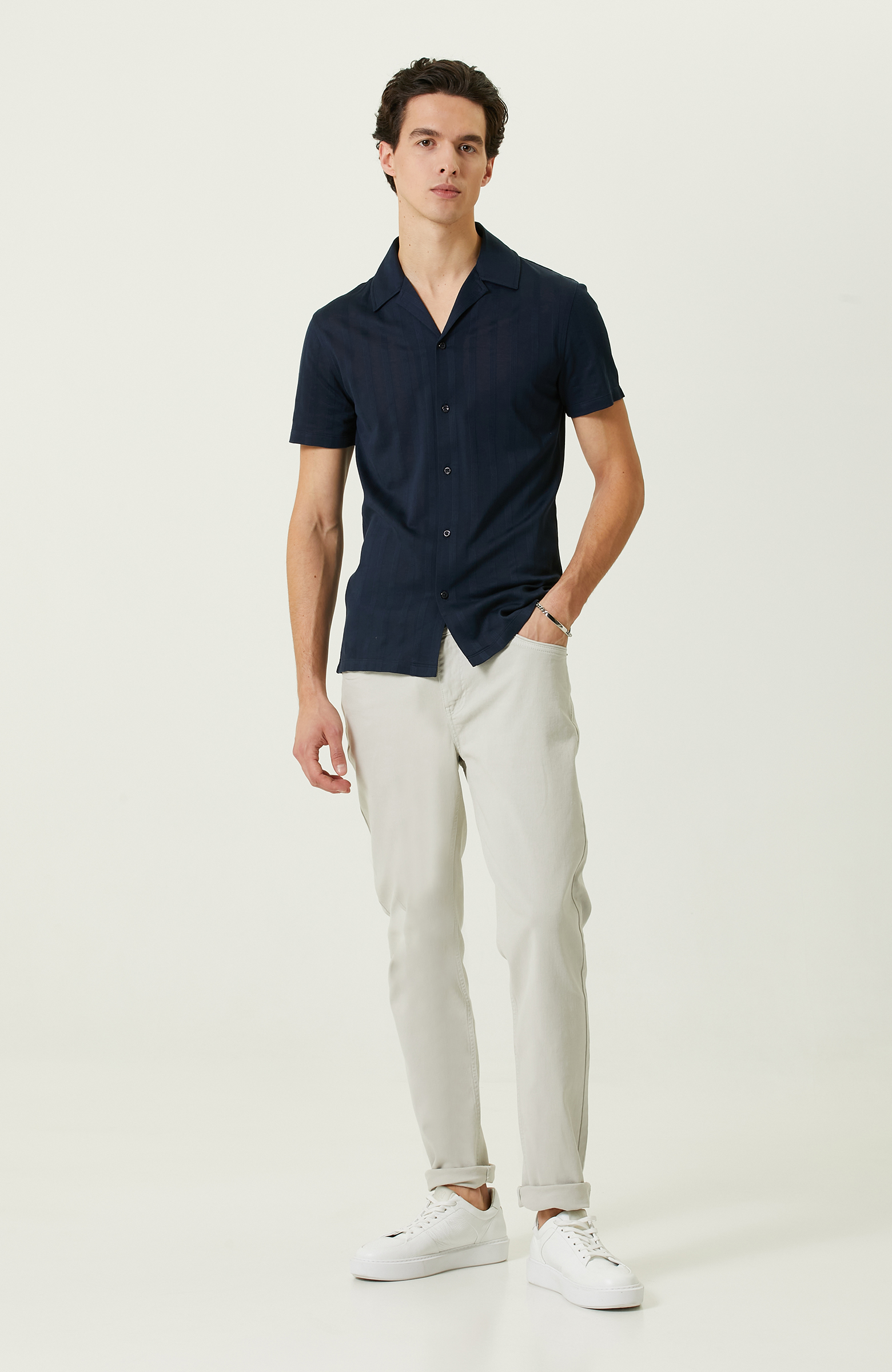 Taş Slim Fit Casual Pantolon