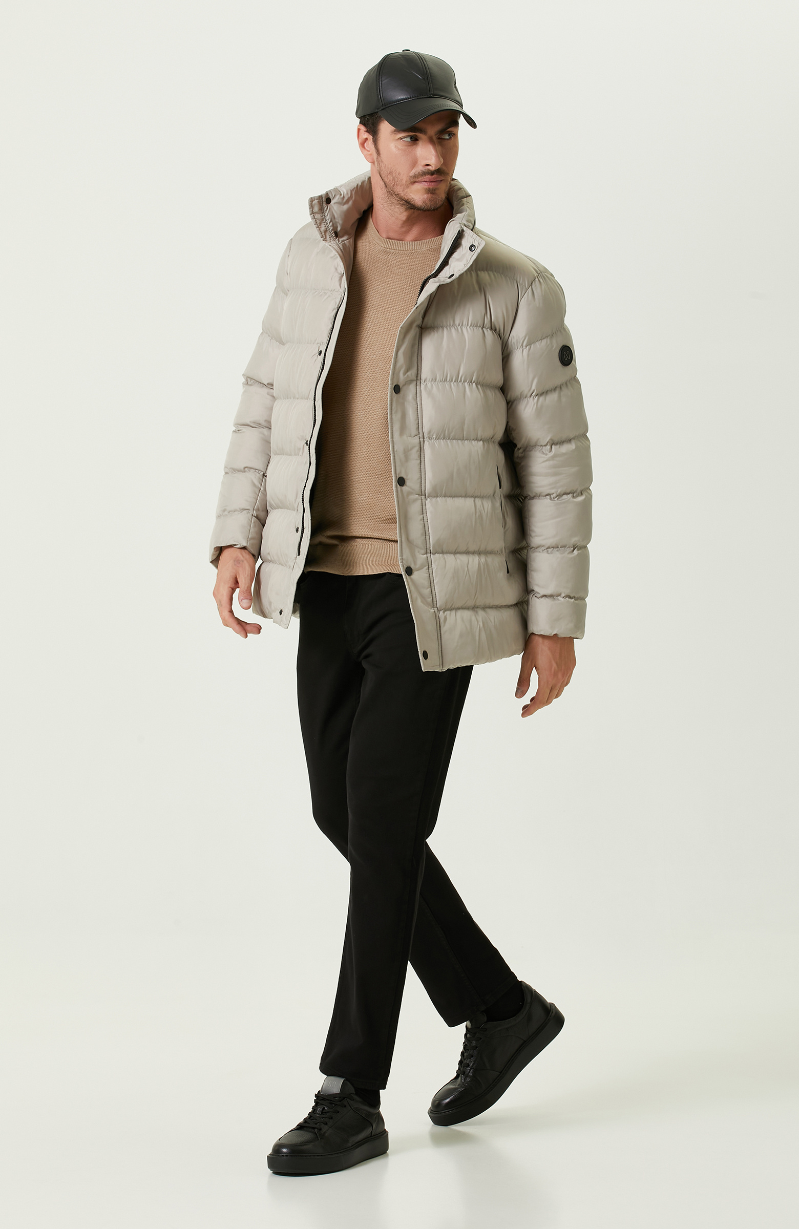 Slim Fit Siyah Casual Pantolon