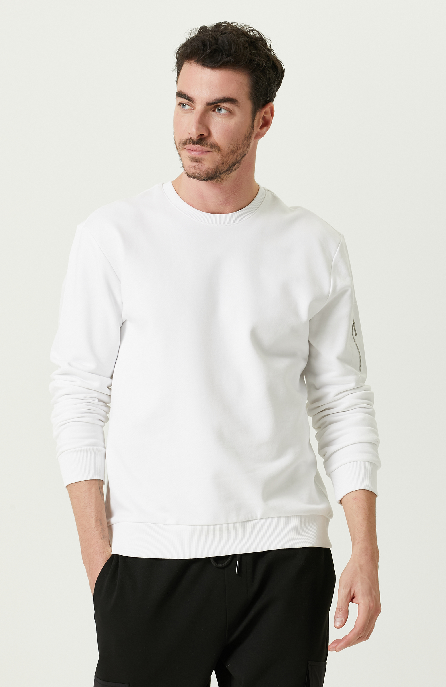 Ekru Sweatshırt Ekru Sweatshırt