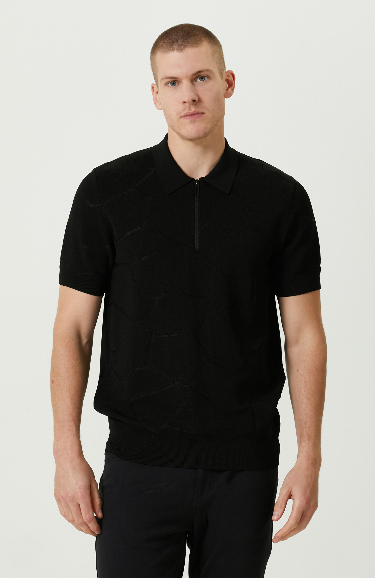 N-Tech Siyah Triko Kazak