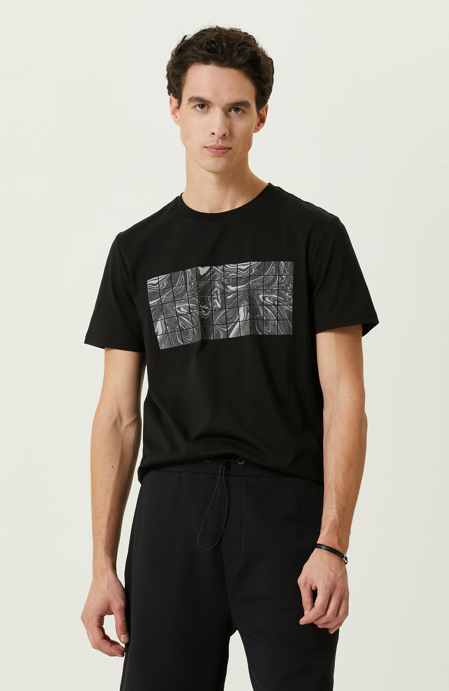 Siyah Slim Fit Tshirt Siyah Slim Fit Tshirt