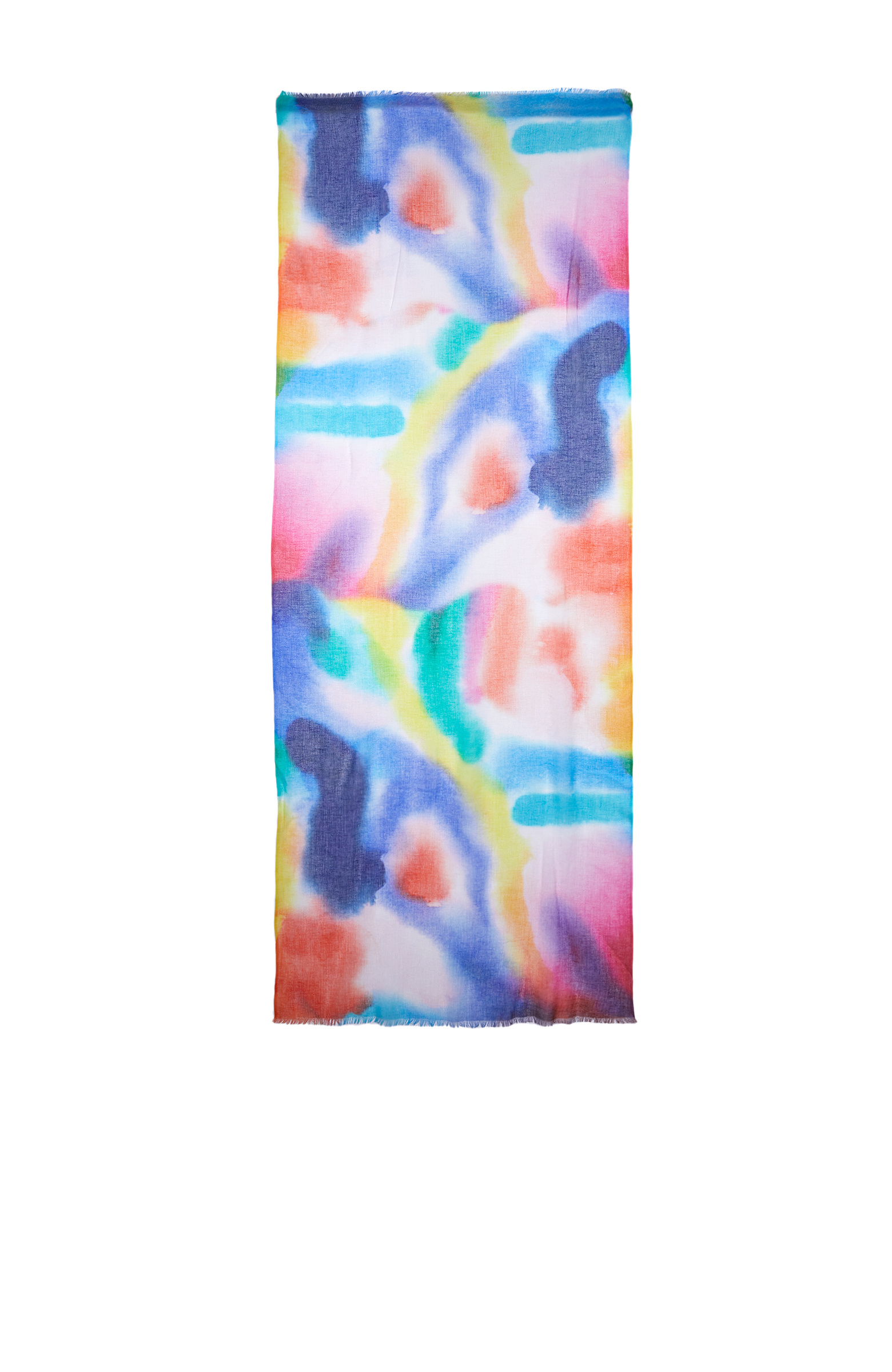 Renkli Geometrik Desenli Kadın Şal