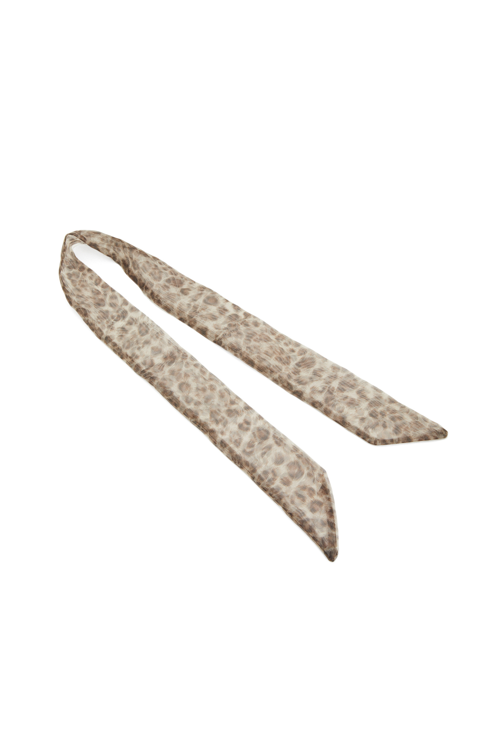 Kahverengi Leopar Desenli Kadın Bandana